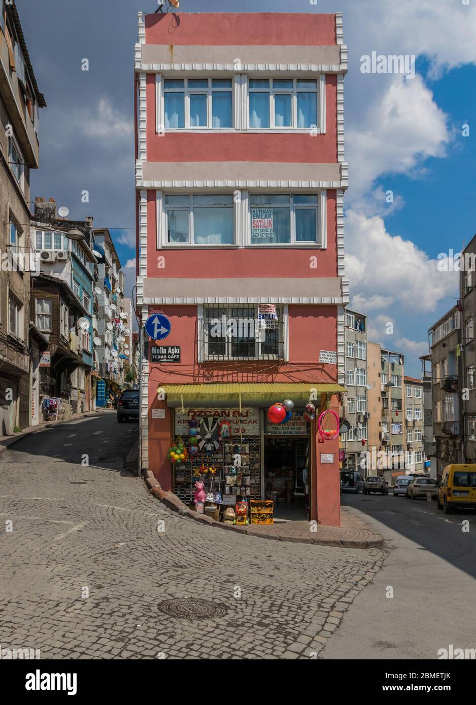 Istanbul, Turkey - Fener is one of the most colorful and typical ...