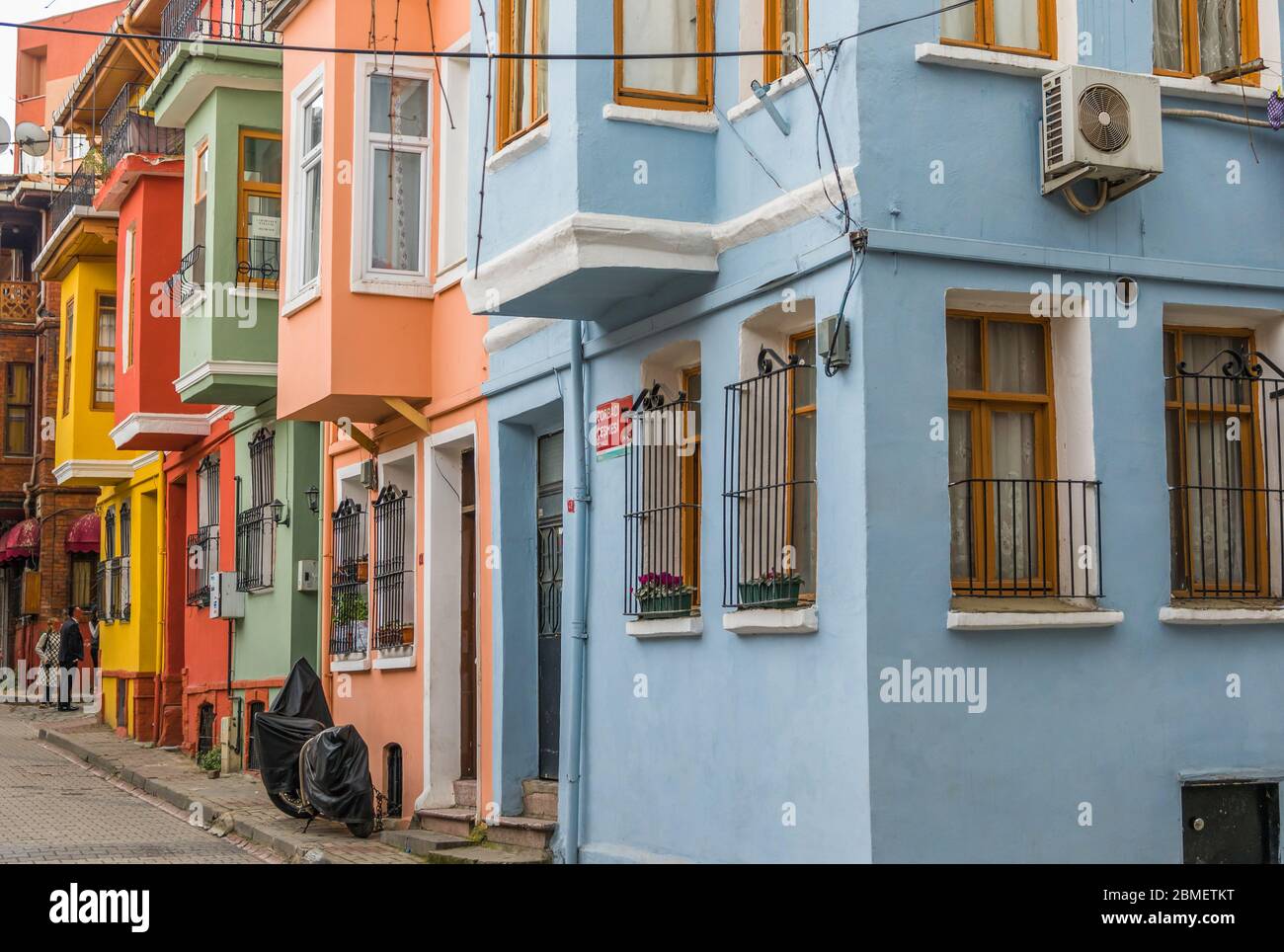 Istanbul, Turkey - Fener is one of the most colorful and typical ...
