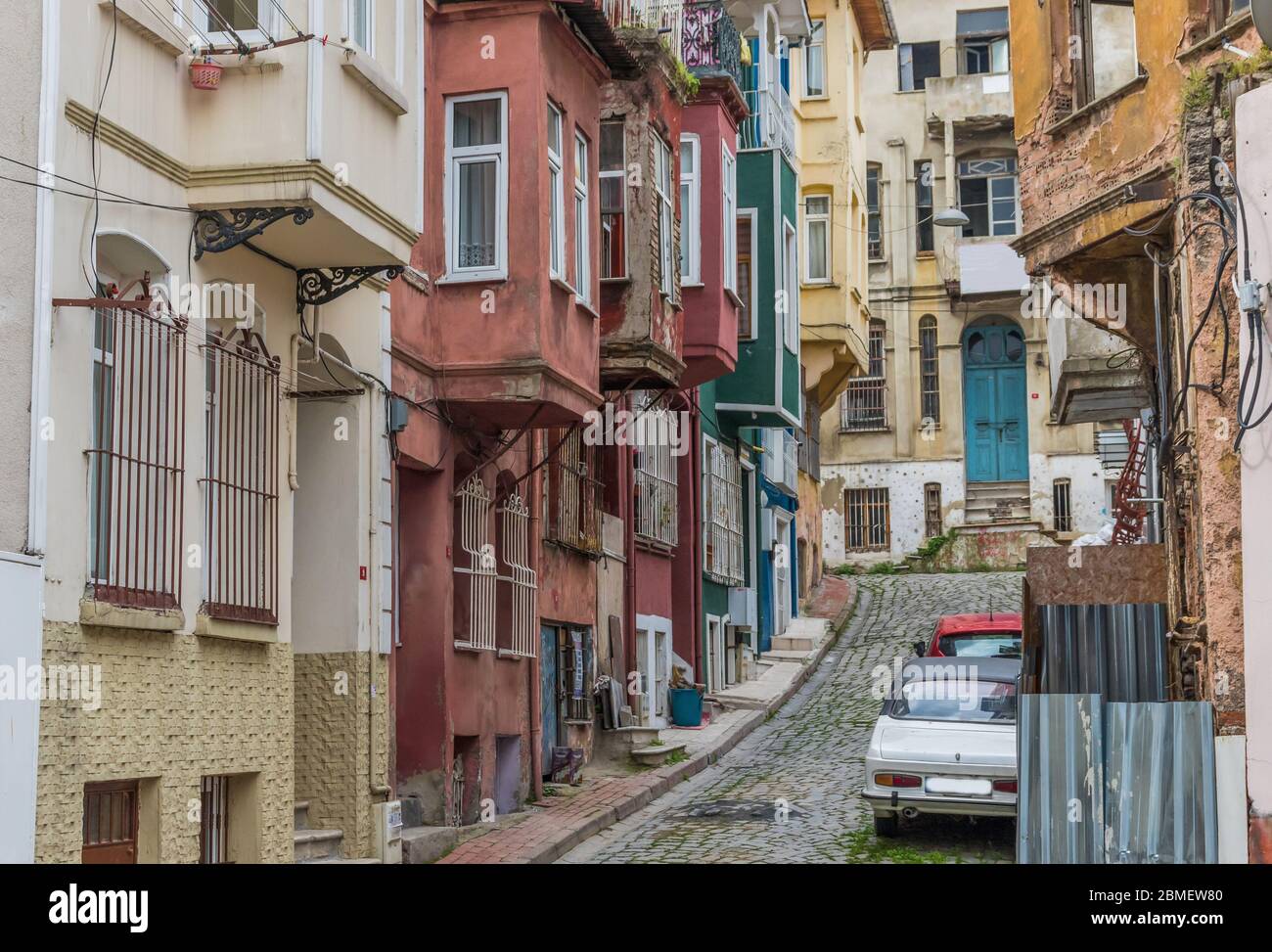 Istanbul, Turkey - Fener is one of the most colorful and typical ...