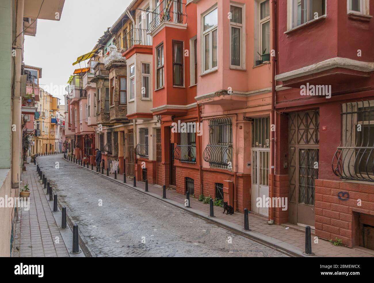Istanbul, Turkey - Fener is one of the most colorful and typical ...