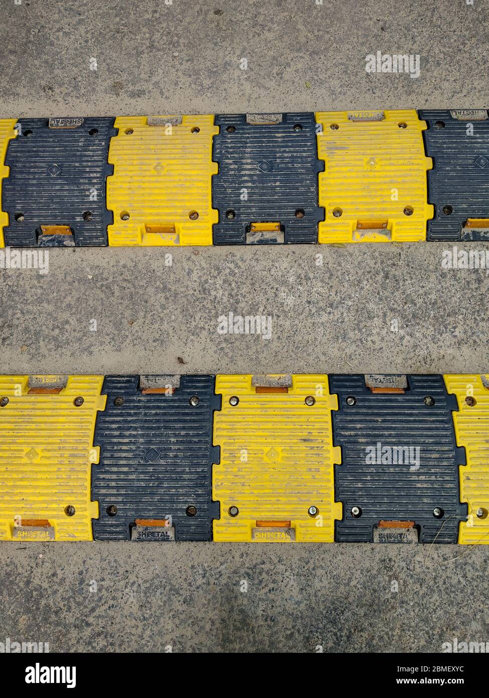 Road speed breaker hi-res stock photography and images - Alamy