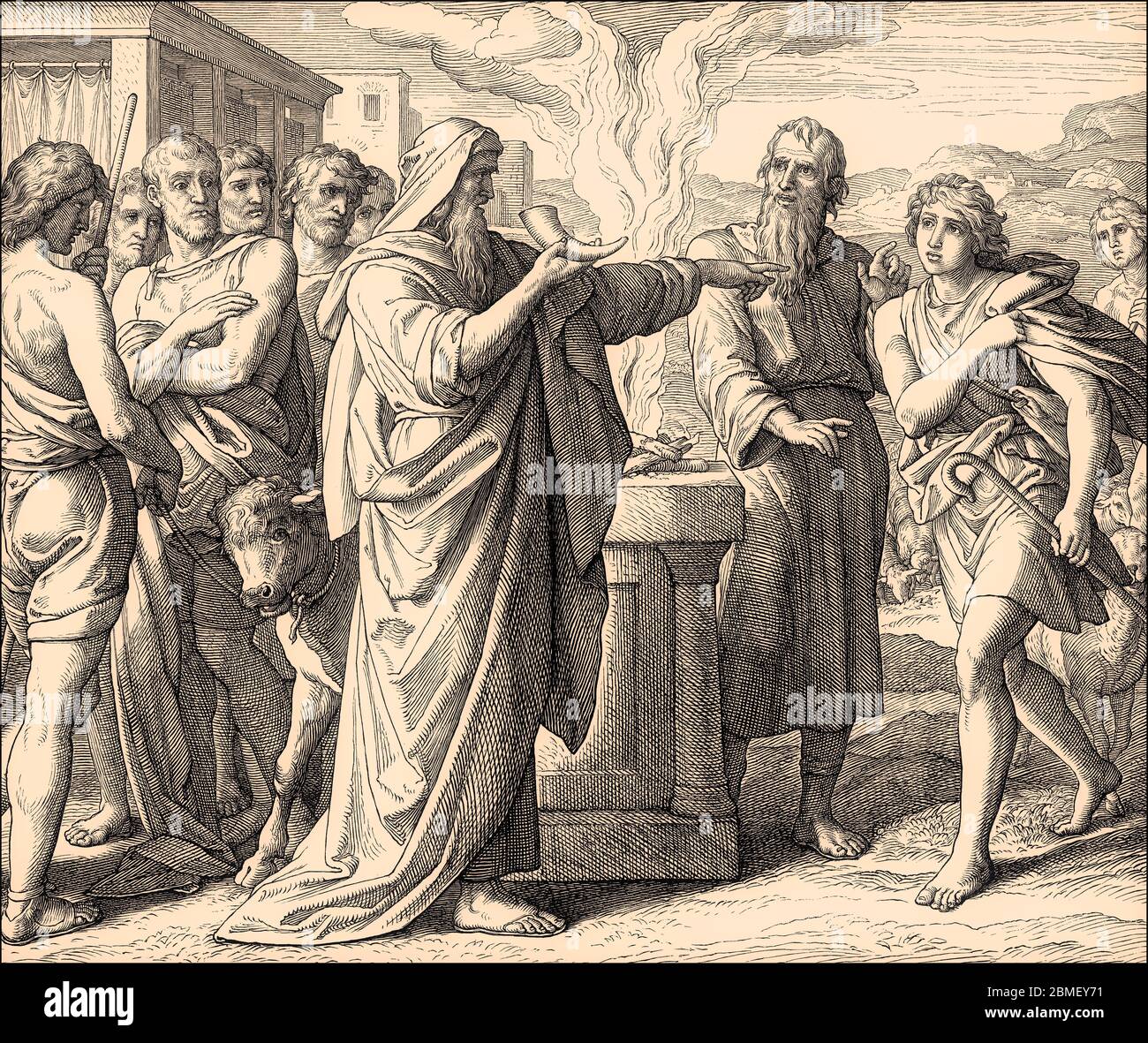 David Chosen to be King, Old Testament, by Julius Schnorr von ...