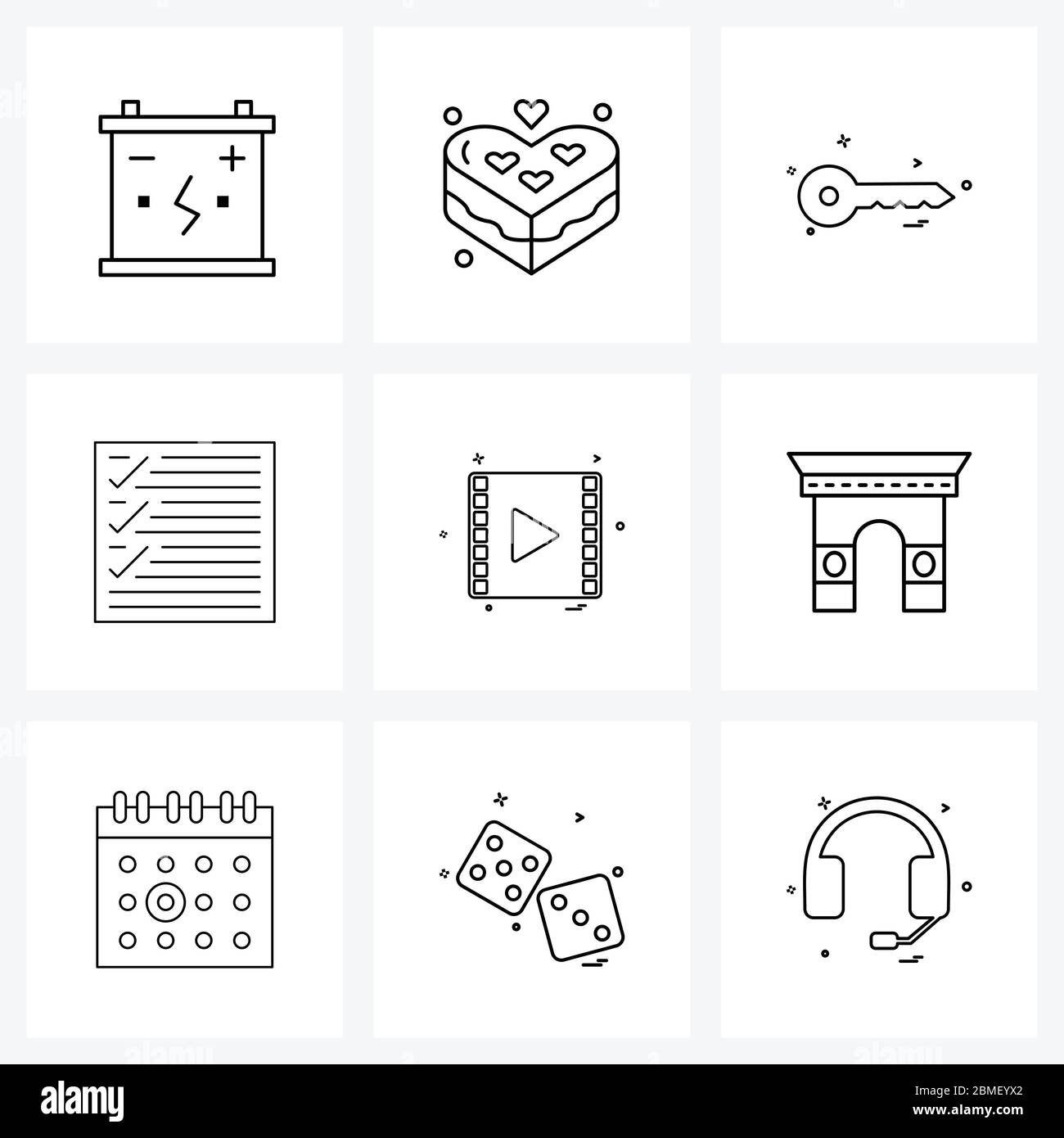 Dice key Stock Vector Images - Alamy