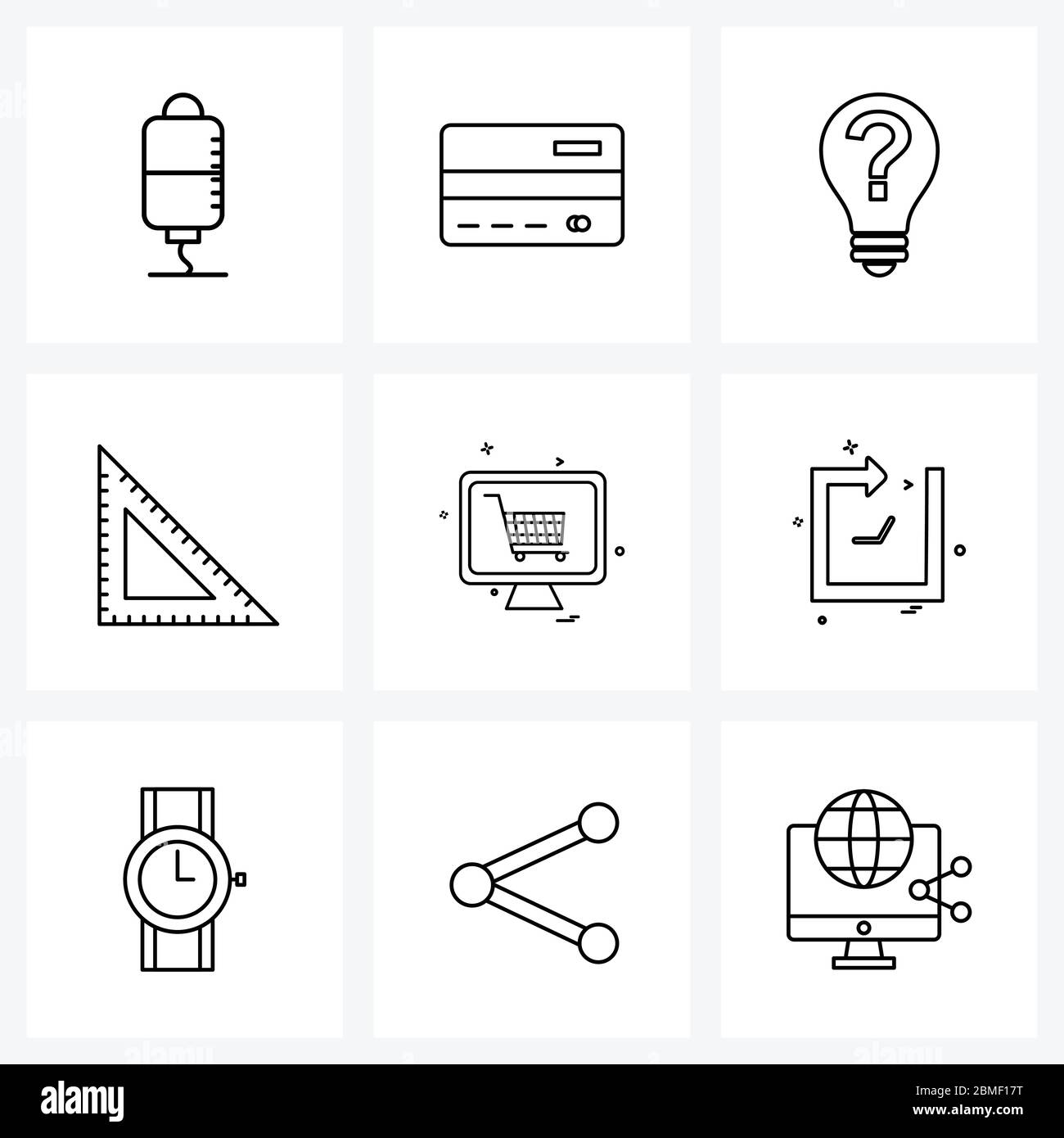 Hospital monitor drip Stock Vector Images - Alamy