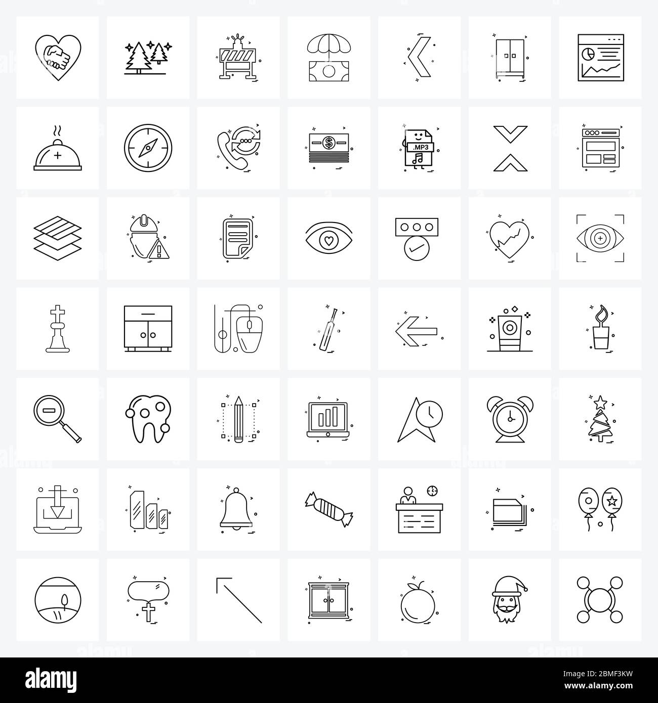 49 Editable Vector Line Icons and Modern Symbols of direction, arrow ...