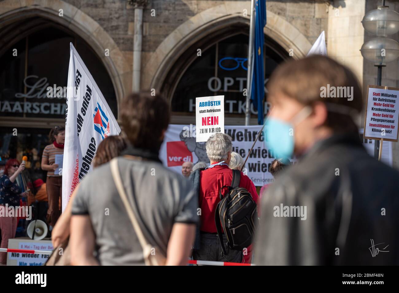 Munich, Germany. 8th May, 2020. Munich 8 May 2020 ""“ .Feier zu 75 ...