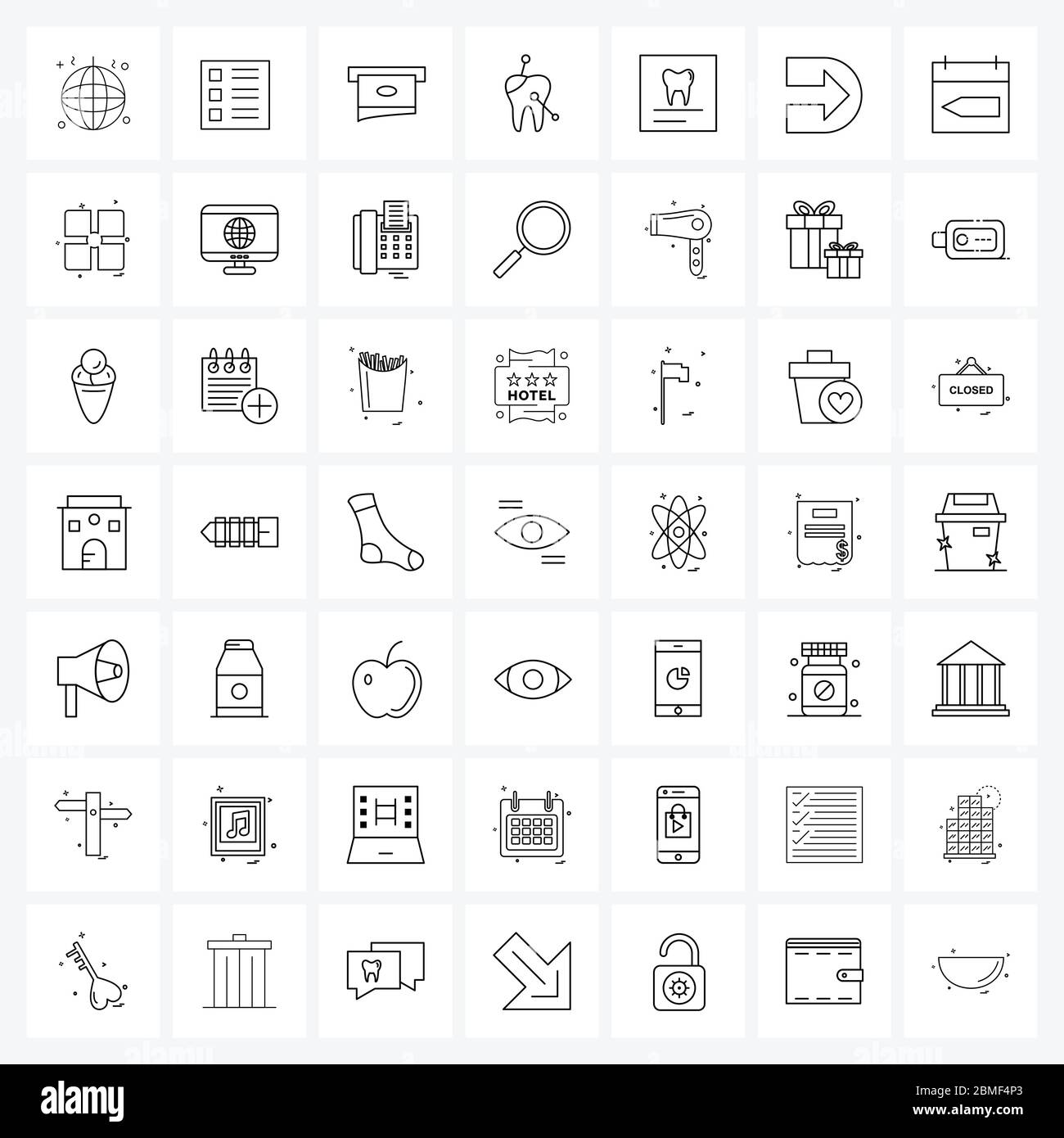49 Universal Icons Pixel Perfect Symbols of thick, clean, text, dentist ...