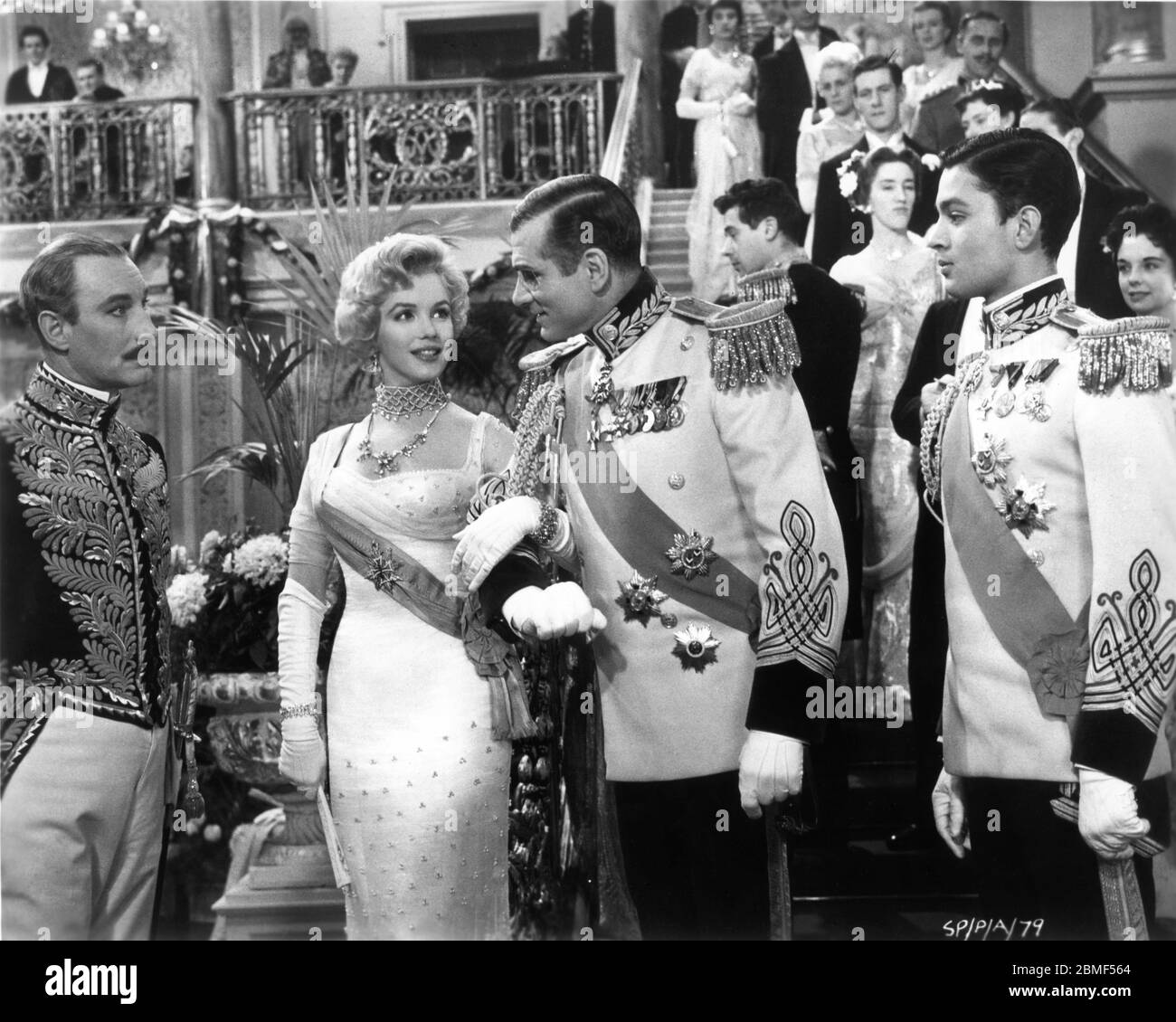 RICHARD WATTIS MARILYN MONROE LAURENCE OLIVIER and JEREMY SPENSER in ...