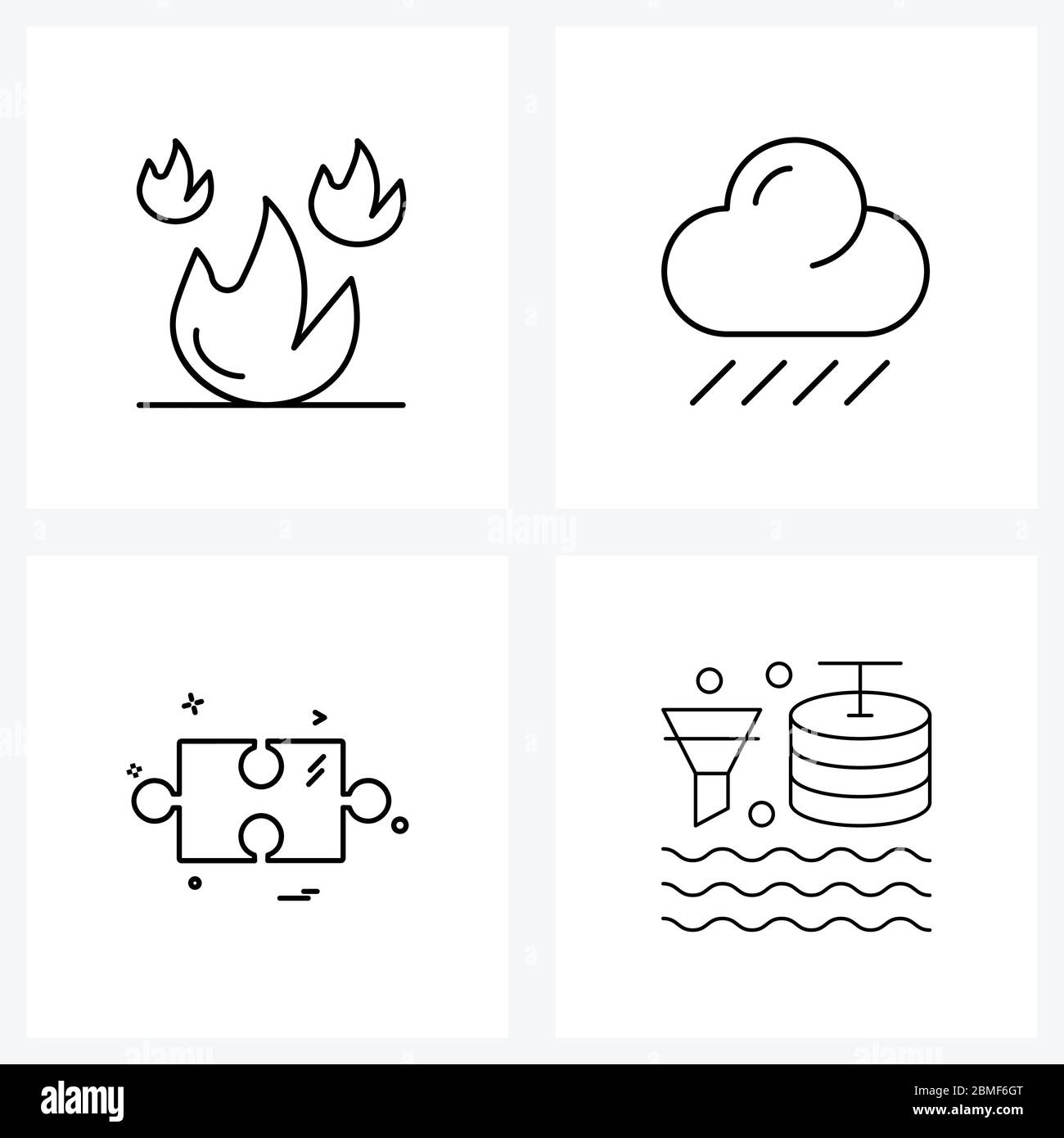 Fire weather data Stock Vector Images - Alamy