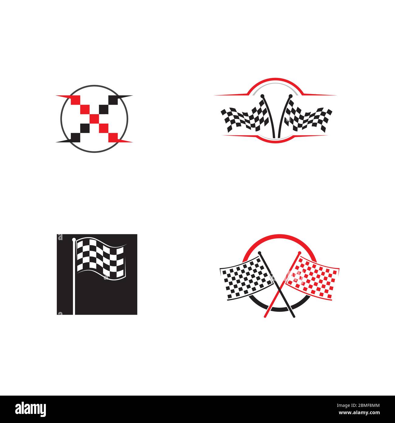 Race flag icon, simple design illustration vector Stock Vector Image ...