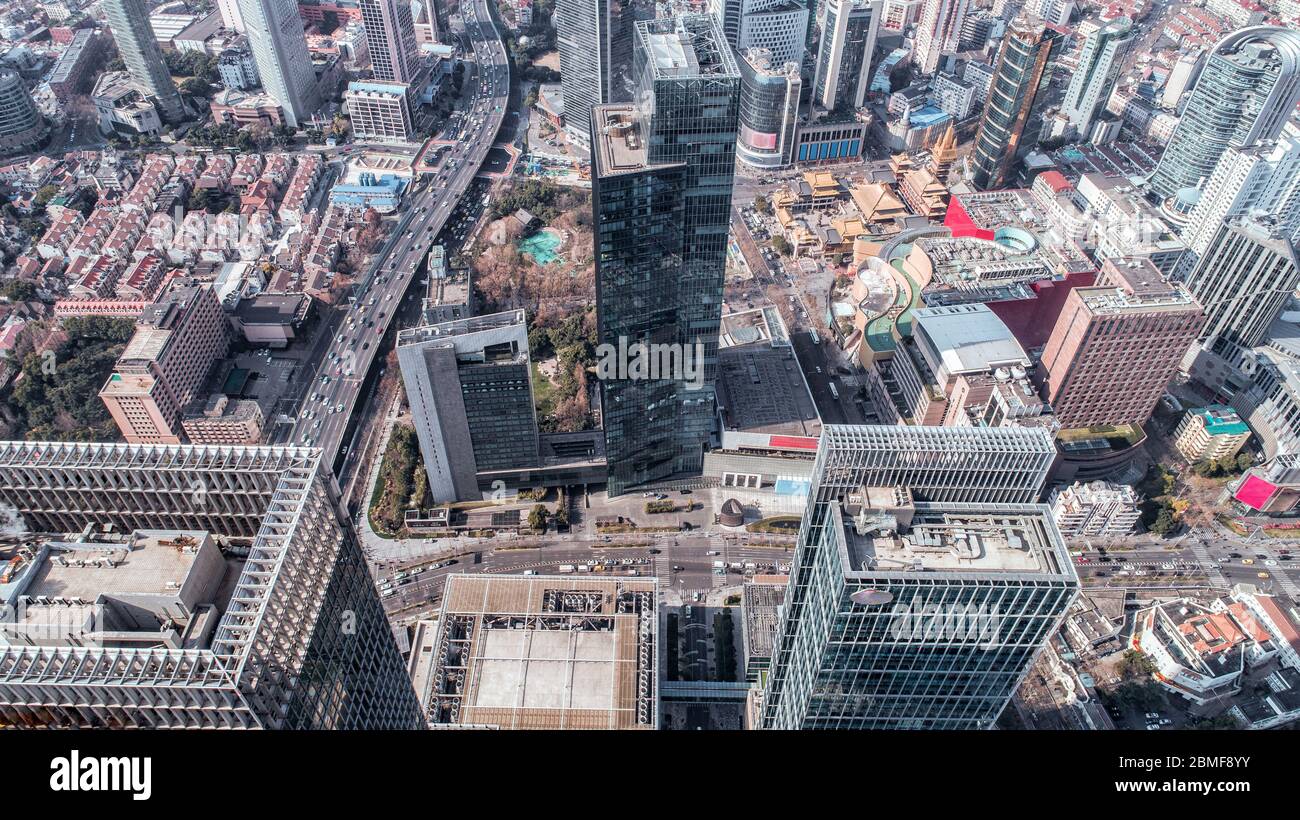Nanjing west road street view hi-res stock photography and images - Alamy