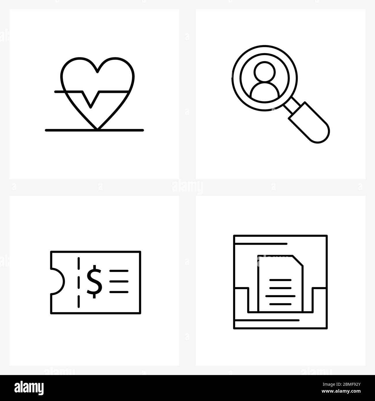 Job ticket Stock Vector Images - Alamy