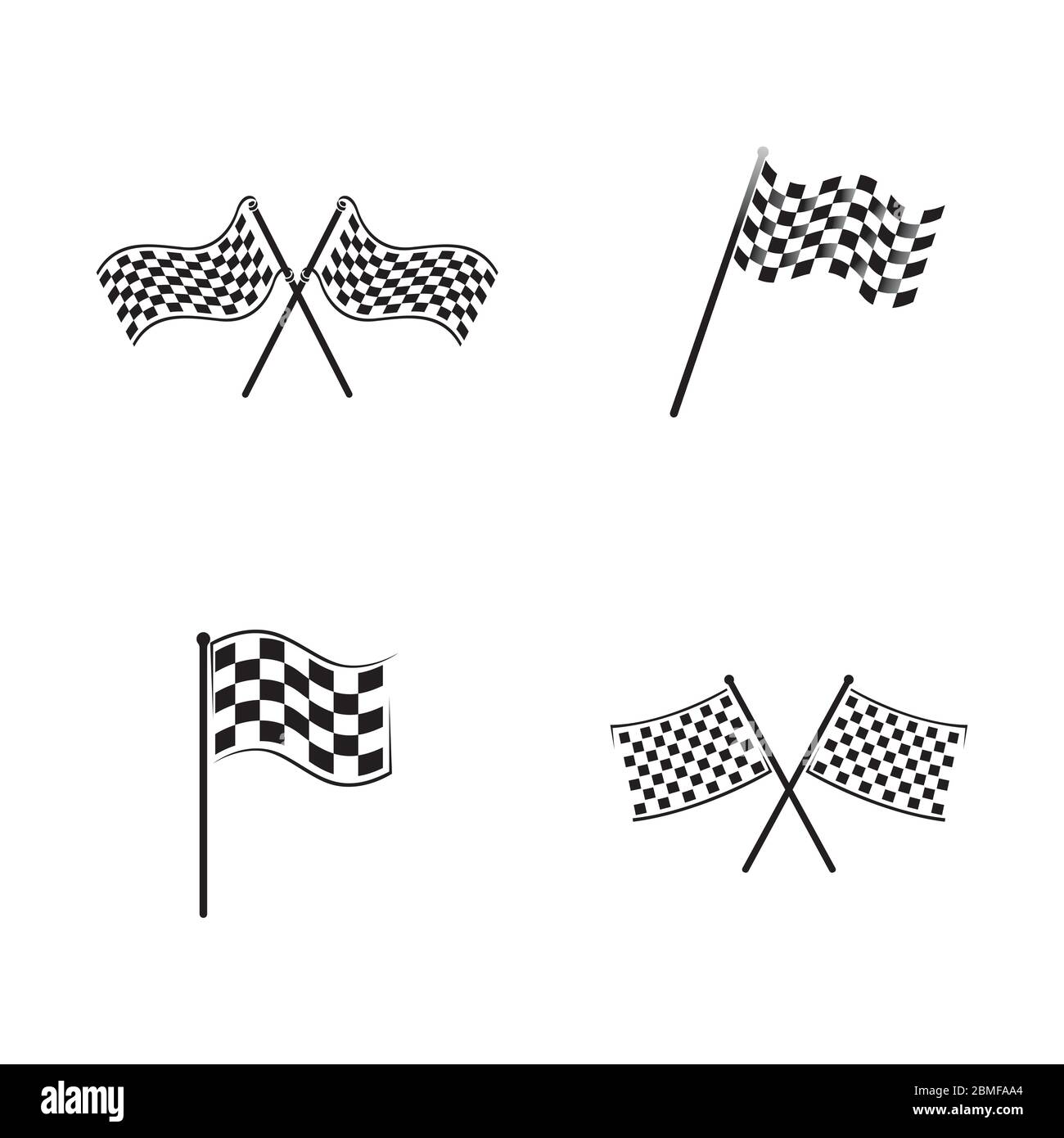 Race flag icon, simple design illustration vector Stock Vector Image ...