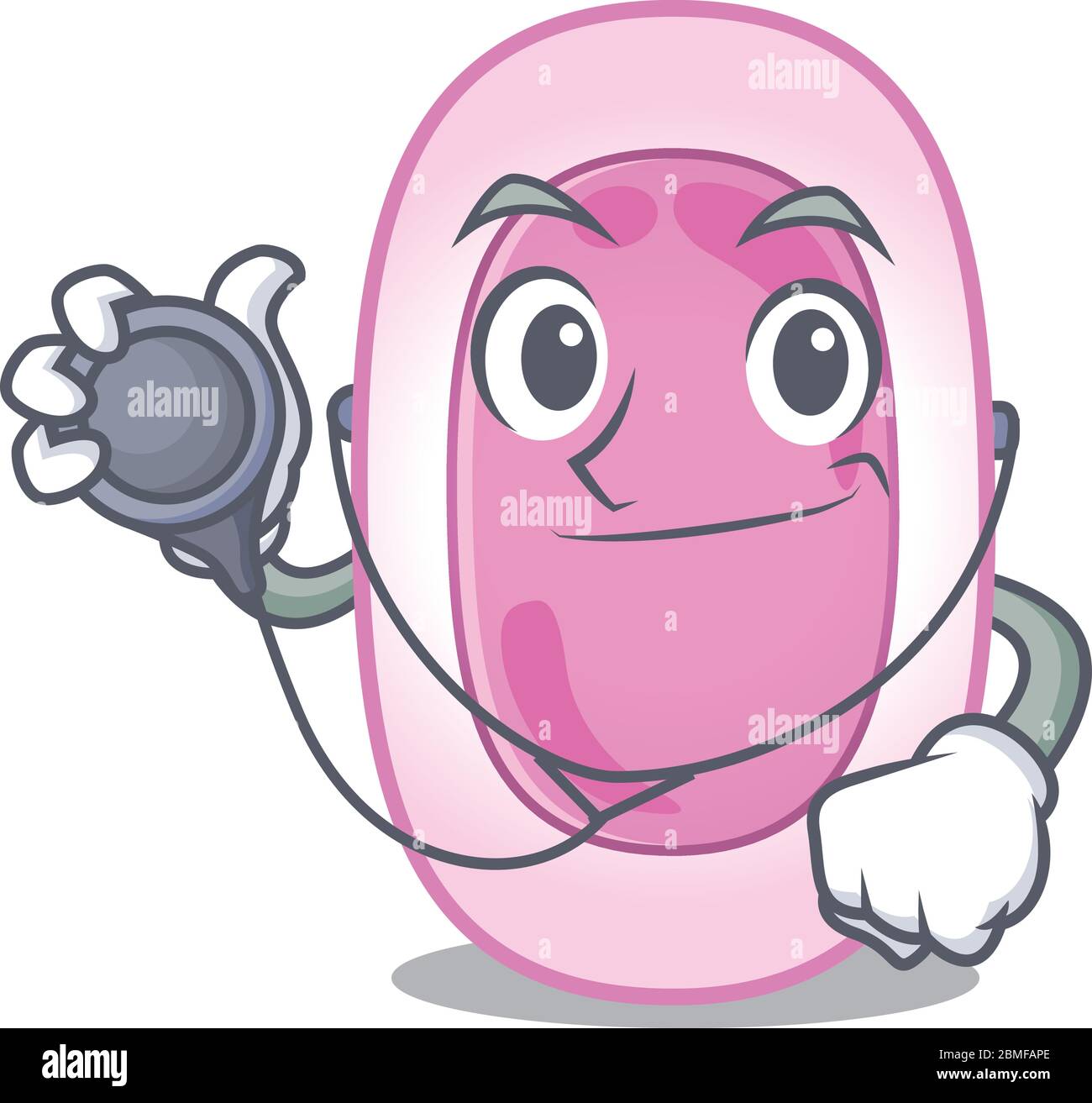 Bordetela pertussis in doctor cartoon character with tools Stock Vector ...
