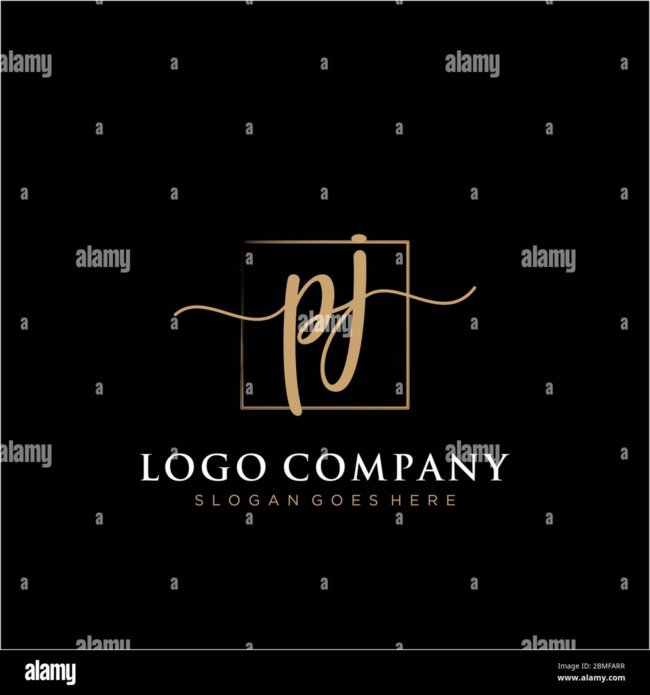Pj logo vector vectors hi-res stock photography and images - Alamy