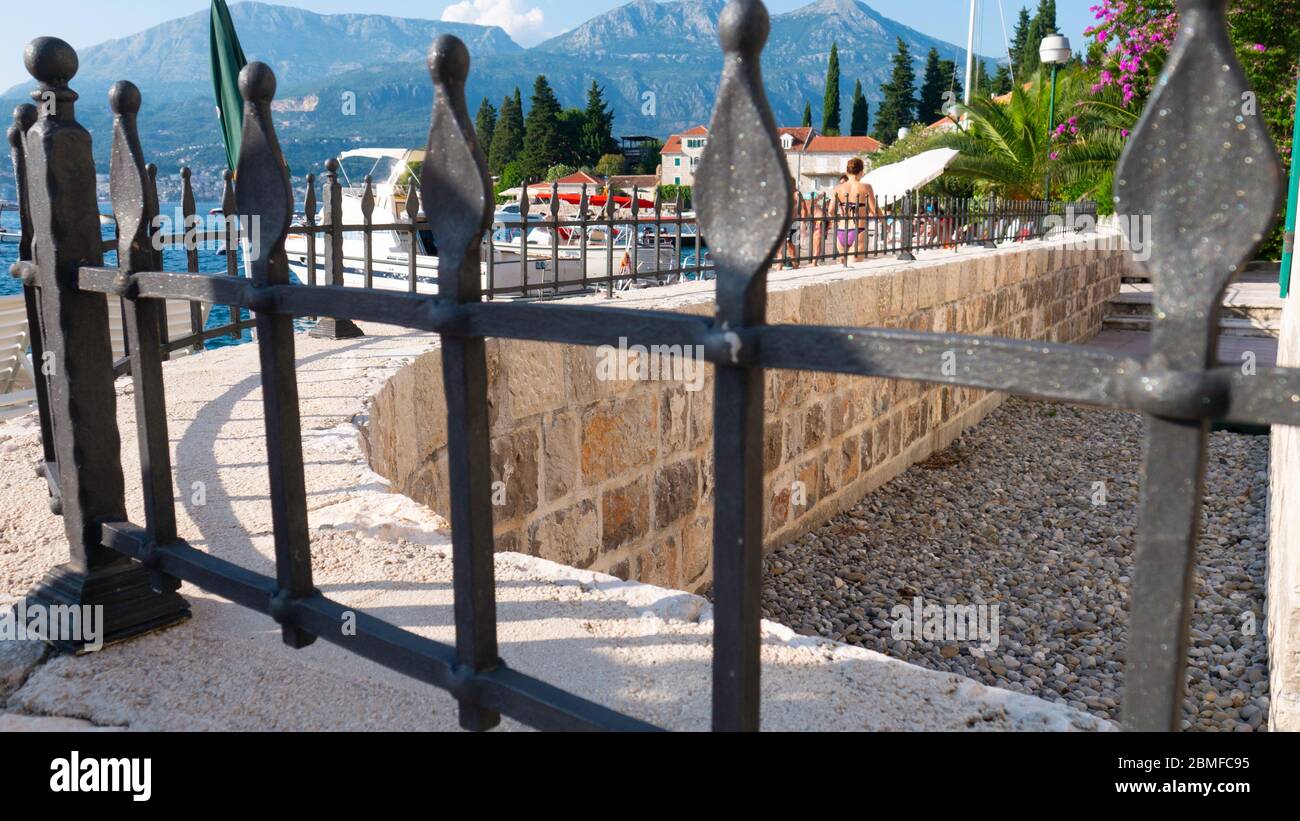 A promenade that has been turned into a beach - August 6, 2019 / Rose ...
