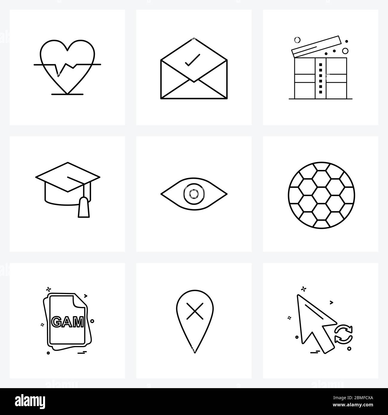 9 Universal Icons Pixel Perfect Symbols of medical, body part, gift ...