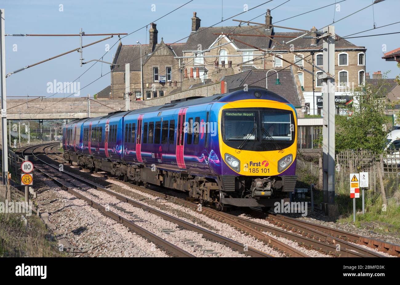 First Kelios Transpennine Express Siemens Desiro class 185 diesel train ...