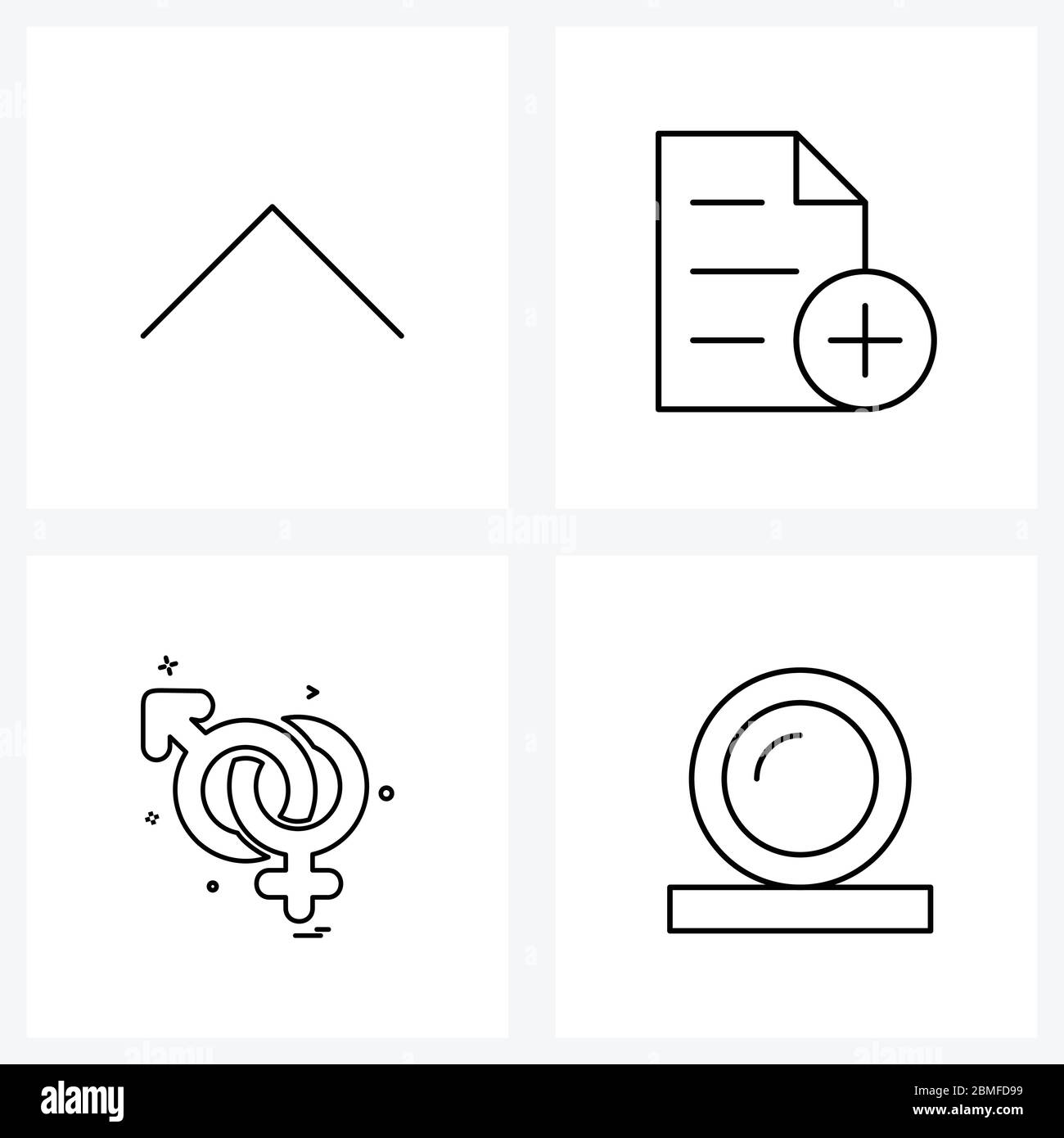 4 Universal Icons Pixel Perfect Symbols of arrow, female, add, new ...