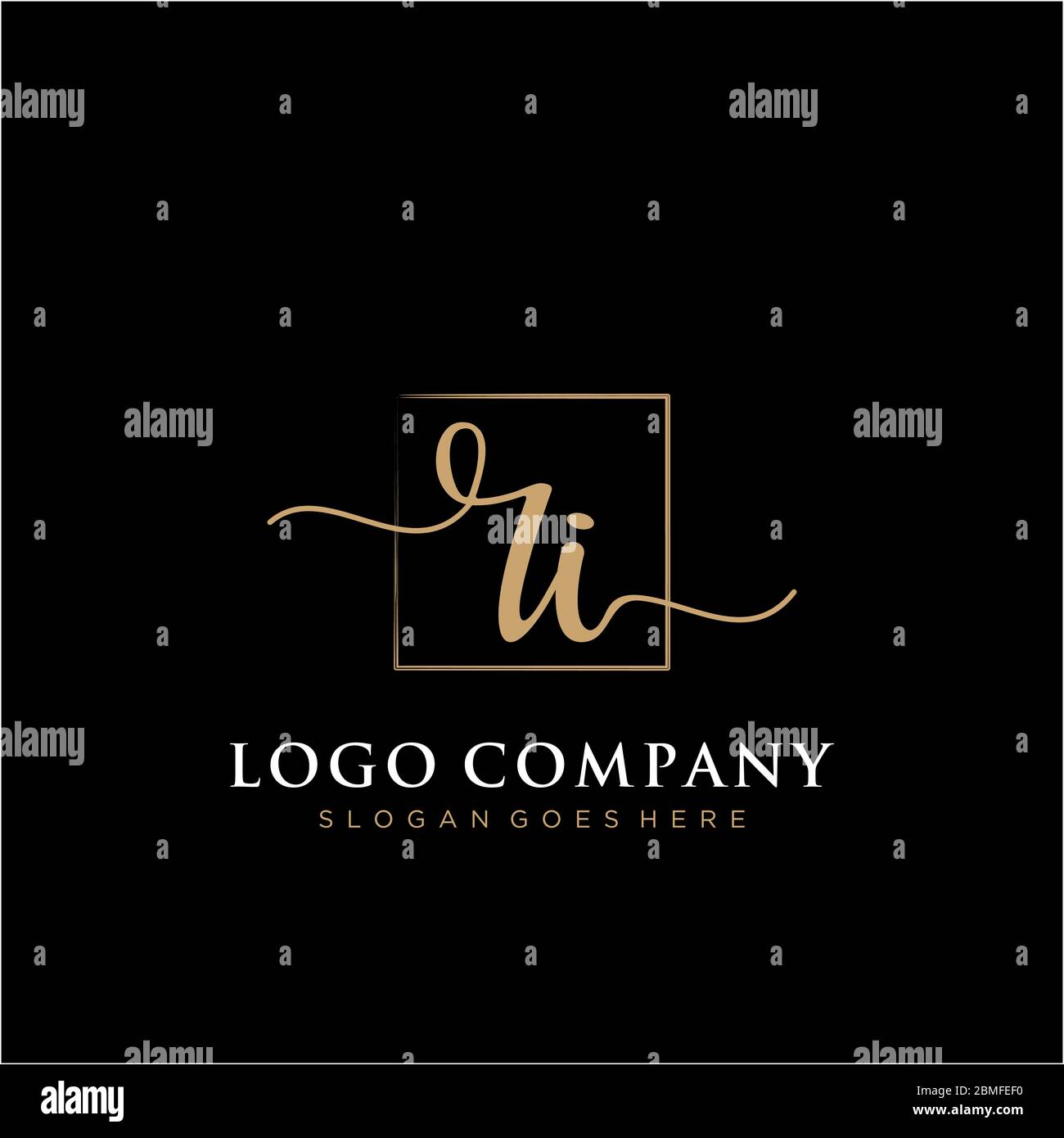 Ri logo vector vectors Stock Vector Images - Alamy