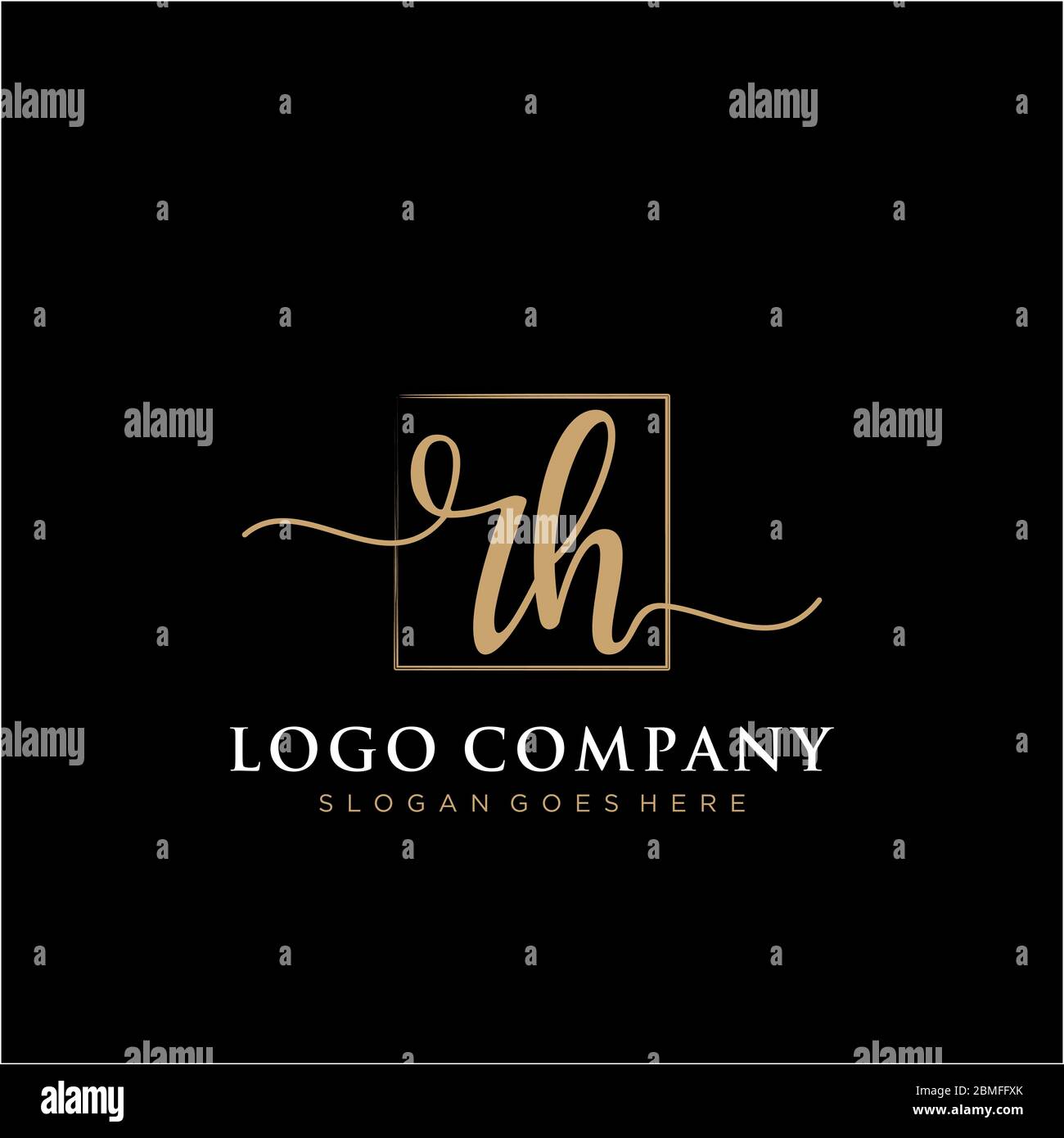 Rh fashion logo hi-res stock photography and images - Alamy