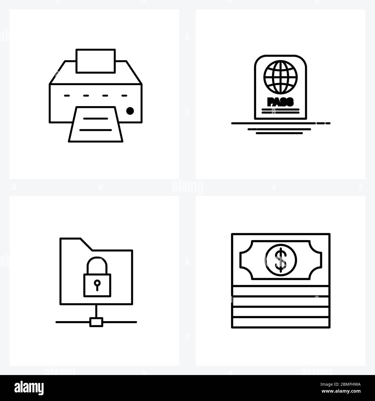 Dollar bill printing Stock Vector Images - Alamy