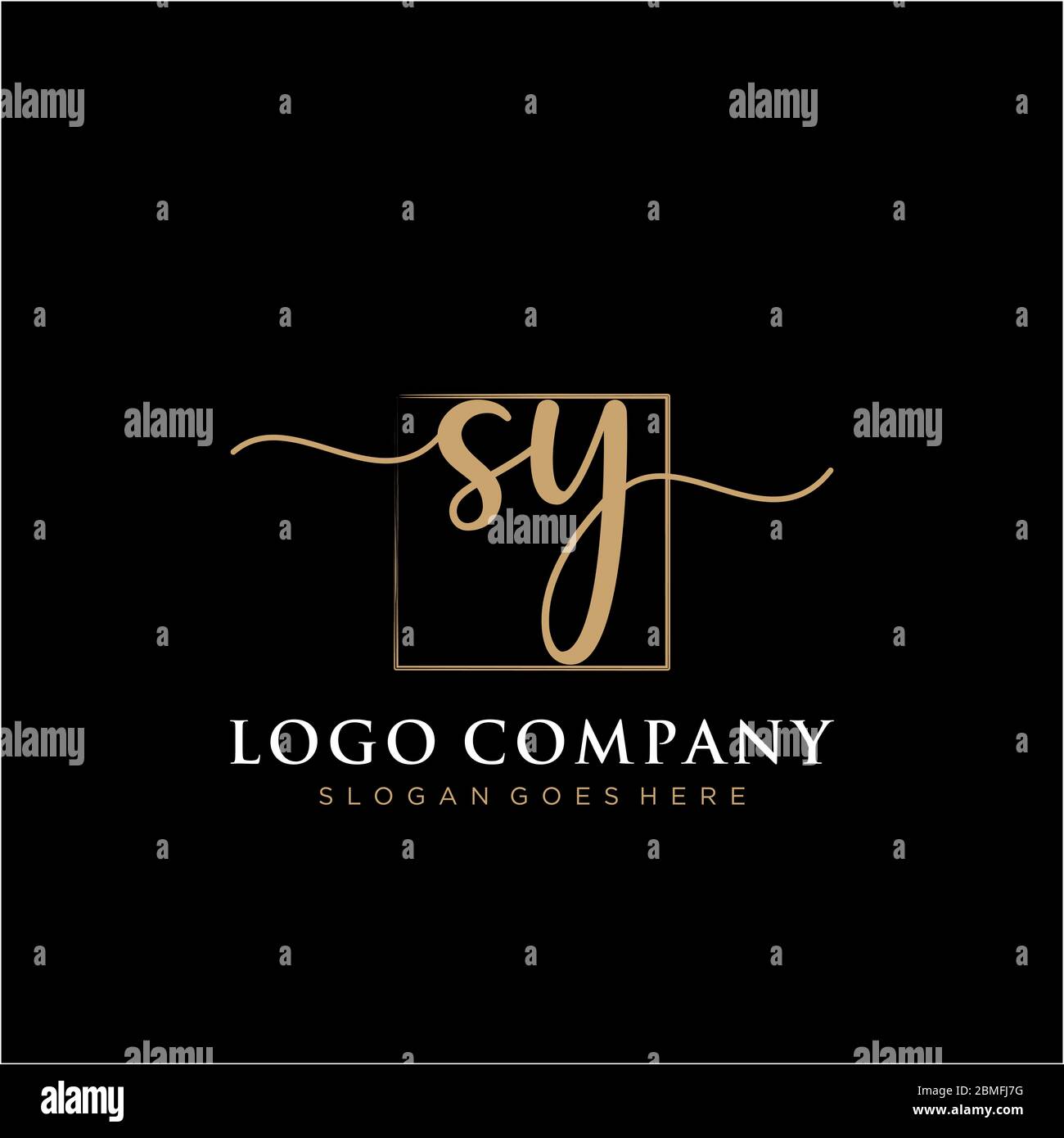 Sy logo vector vectors hi-res stock photography and images - Alamy