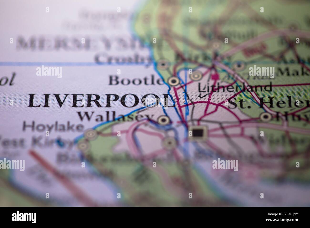 Depth of field map united kingdom hi-res stock photography and images ...