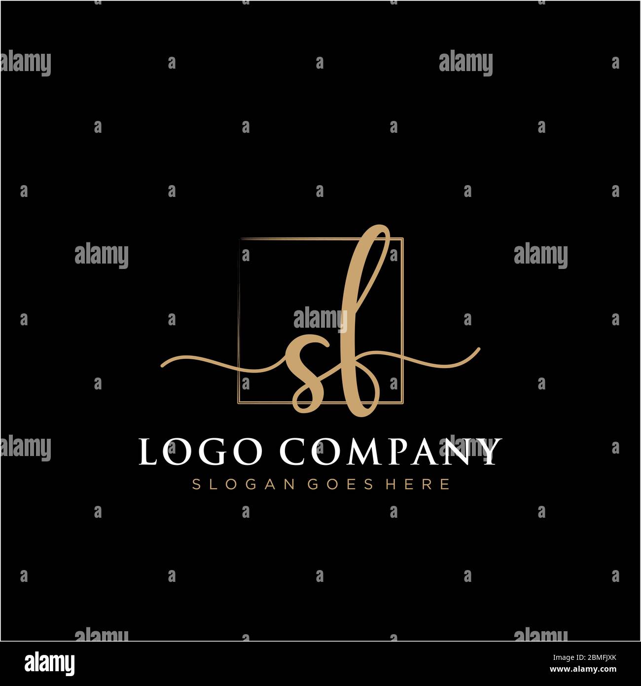 Sf initial Stock Vector Images - Alamy