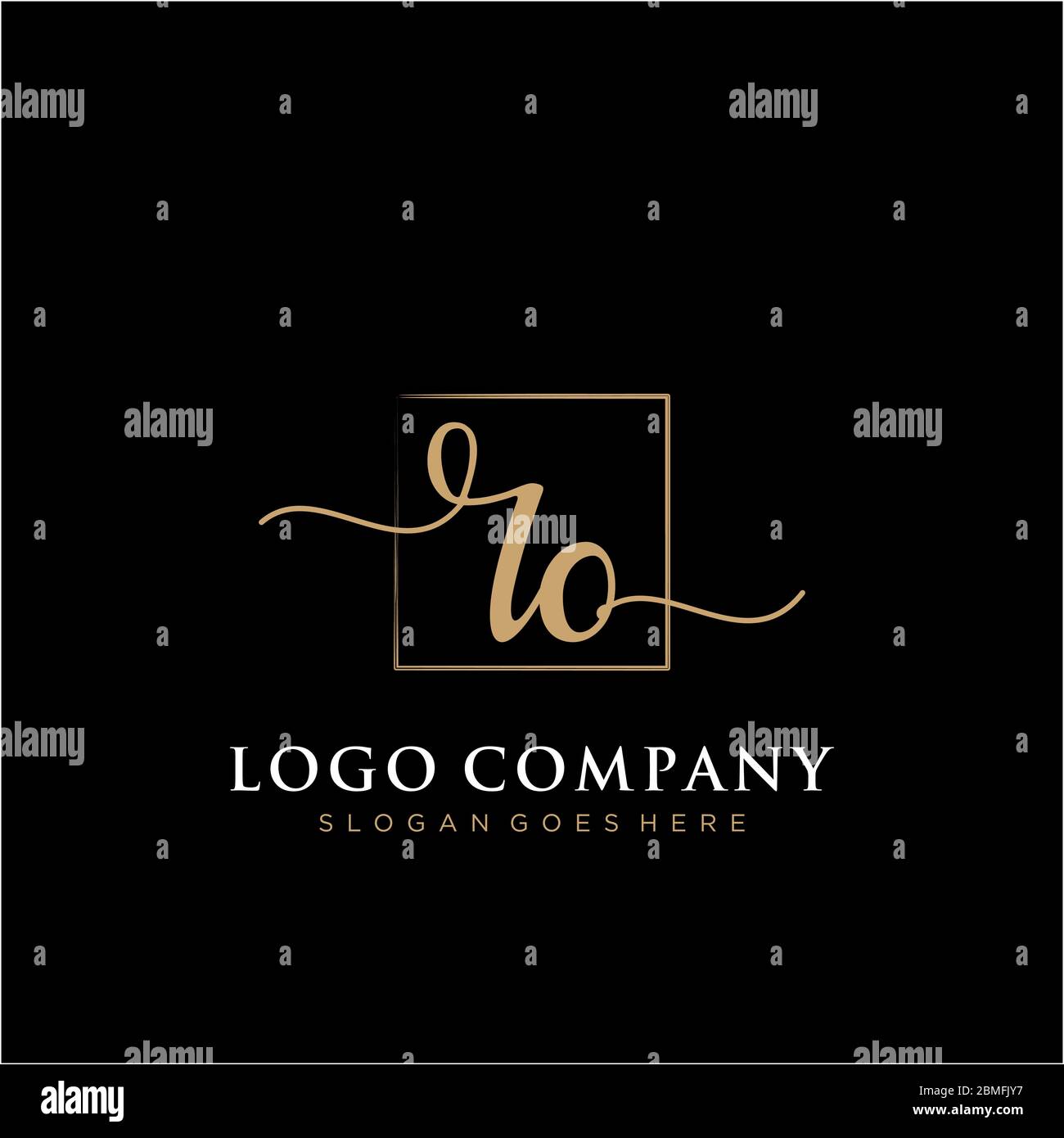 Ro initials logo Stock Vector Images - Alamy