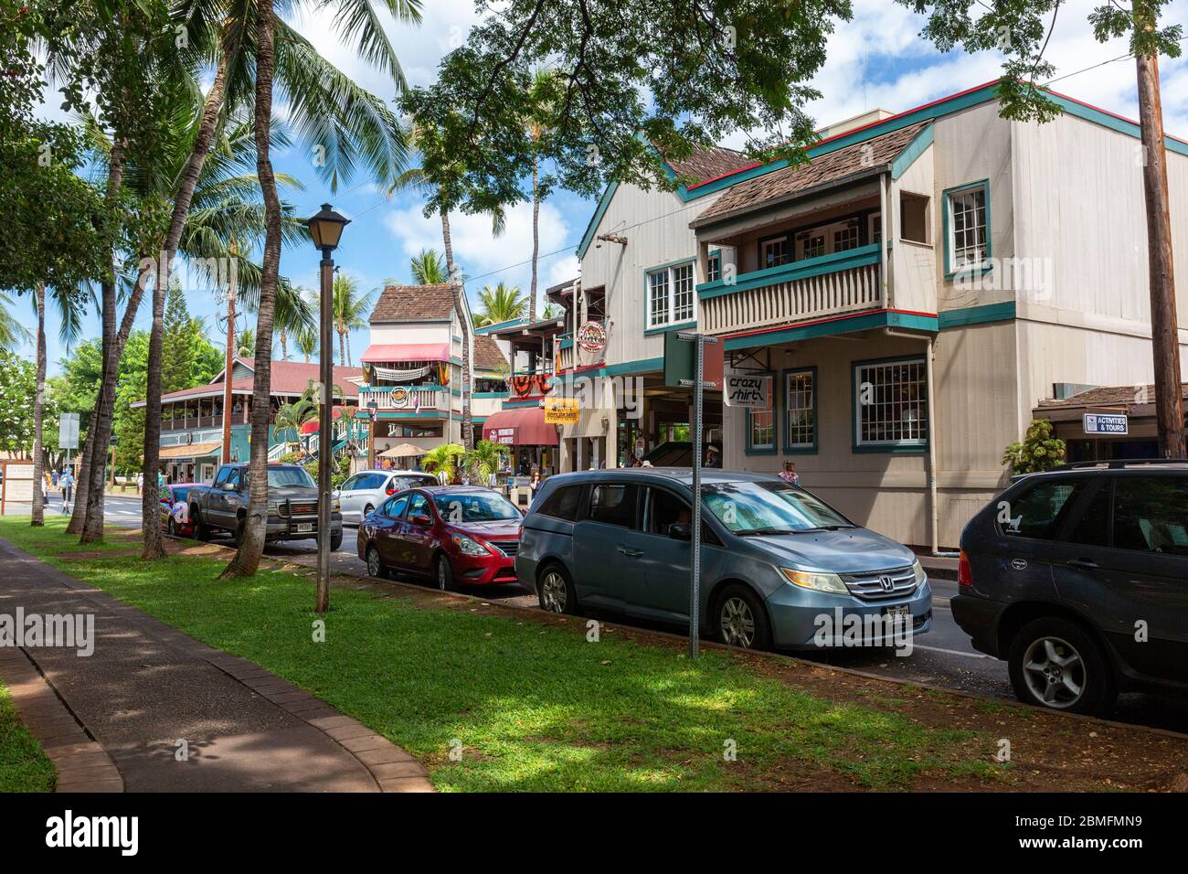 Lahaina city sign maui hawaii hi-res stock photography and images - Alamy