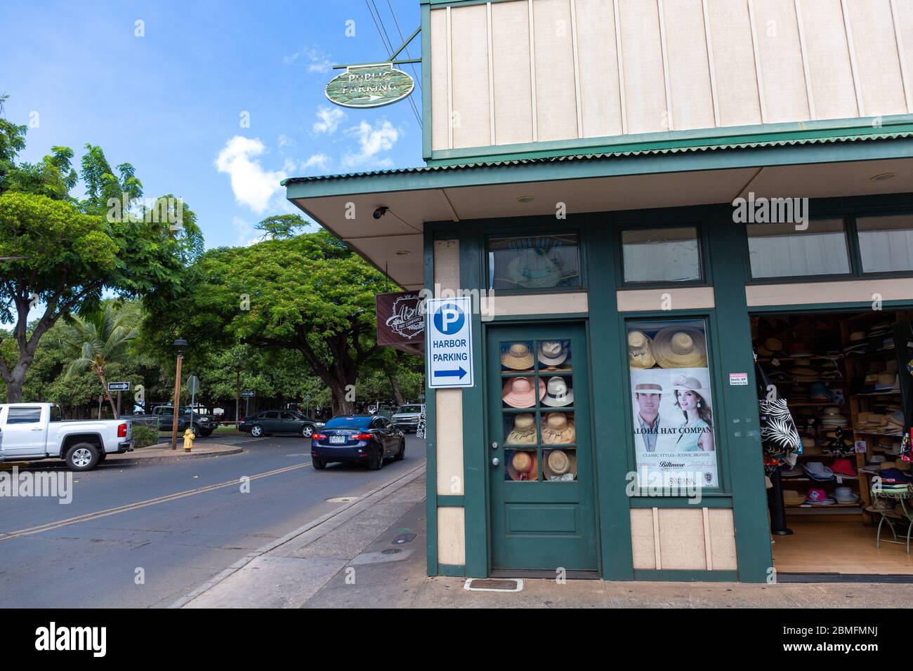 Aloha Hat Company in Lahaina, Maui Stock Photo - Alamy