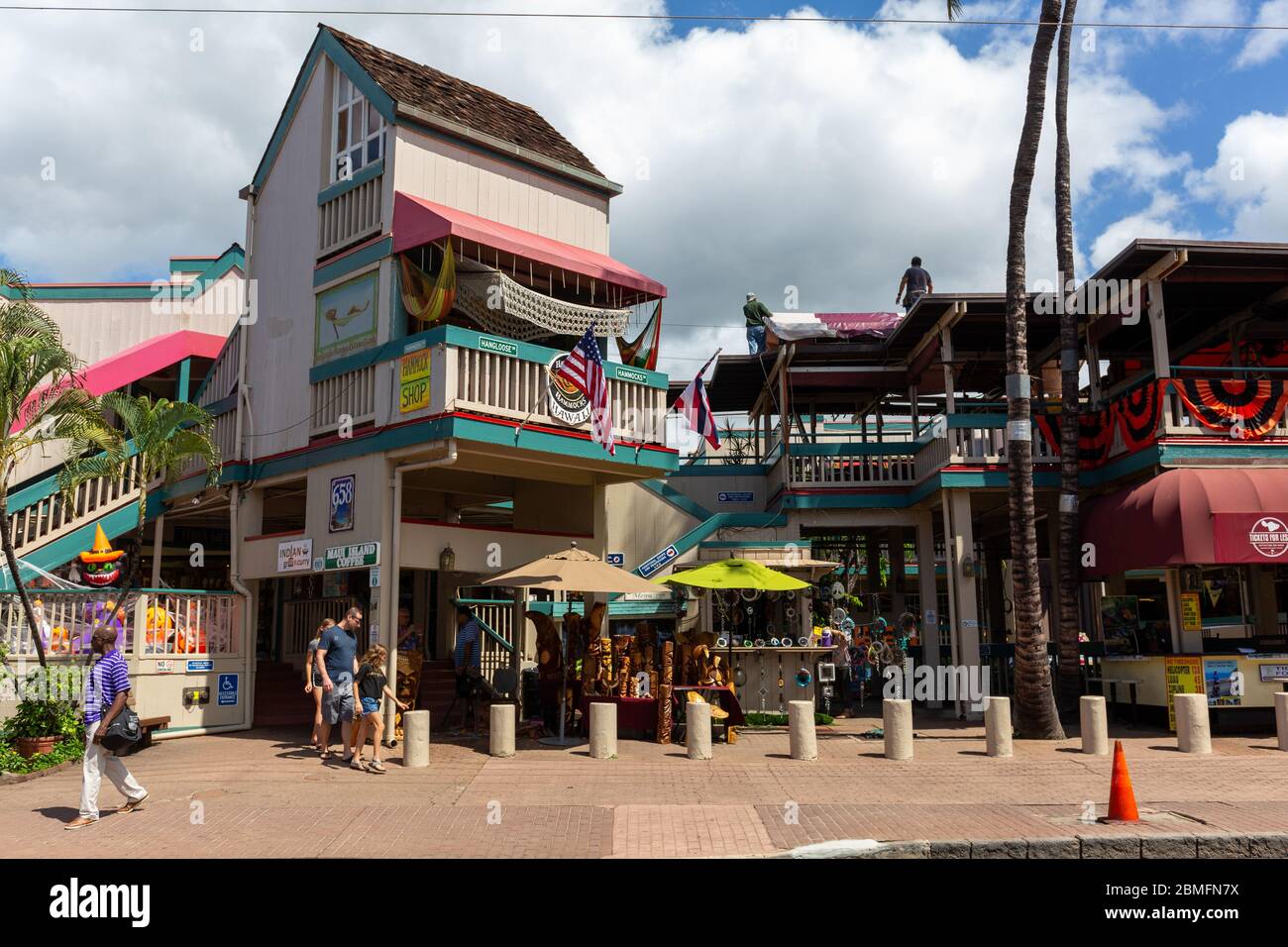 Lahaina center maui hawaii hi-res stock photography and images - Alamy