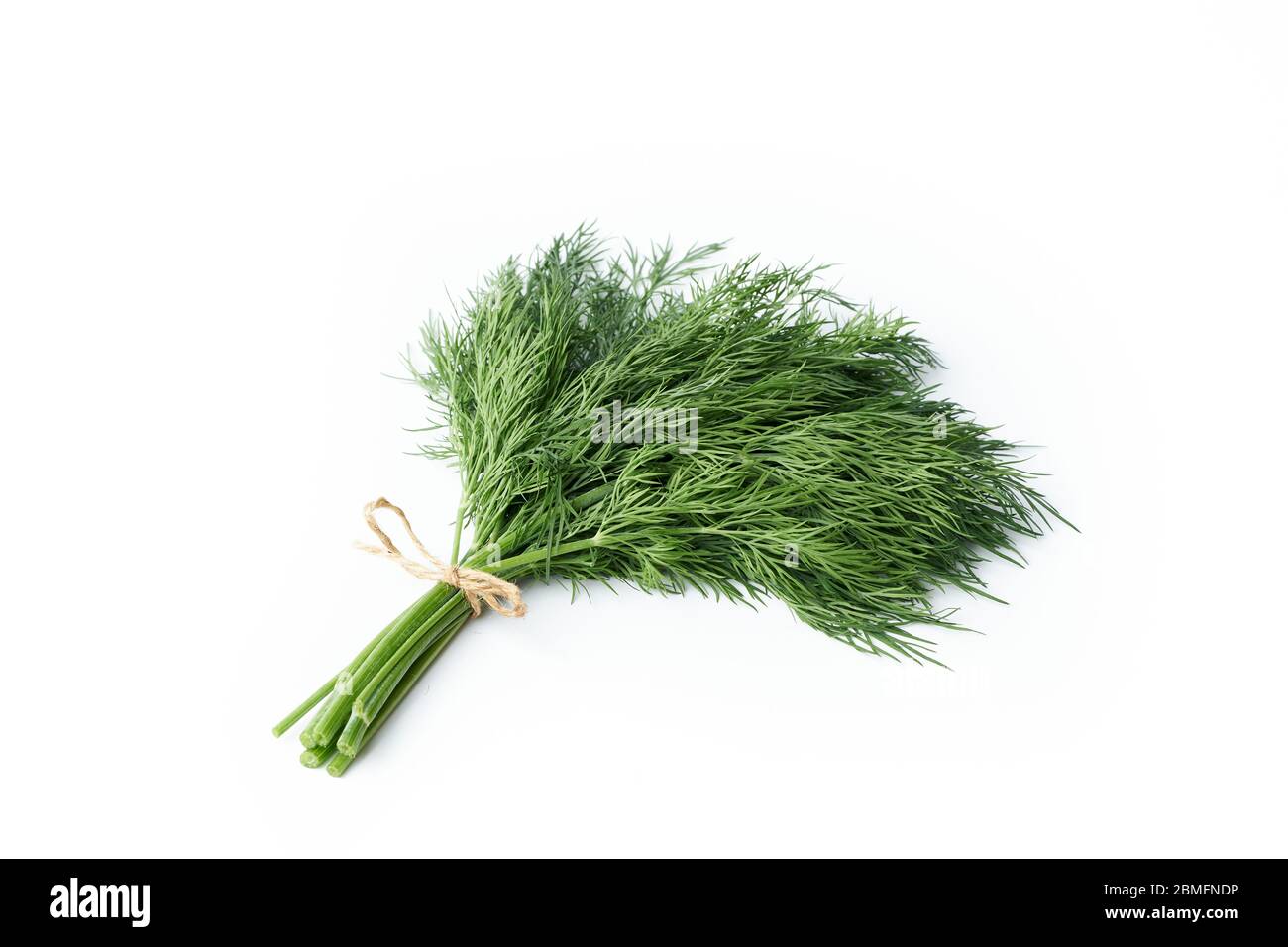 A bunch of fresh dill isolated on a white background Stock Photo - Alamy