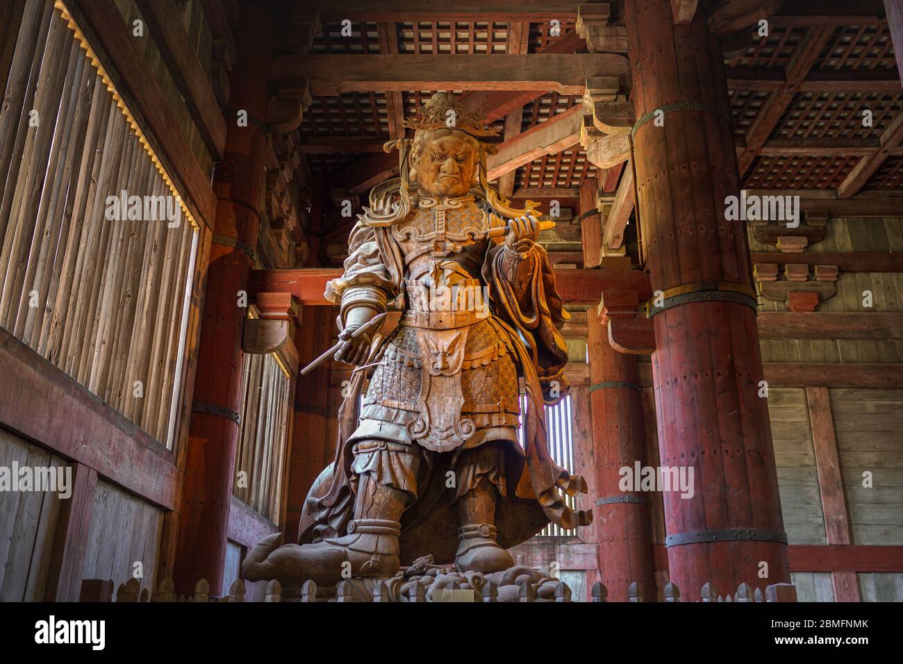 Bishamonten - one of the Japanese Seven Gods of Fortune at Todaiji ...