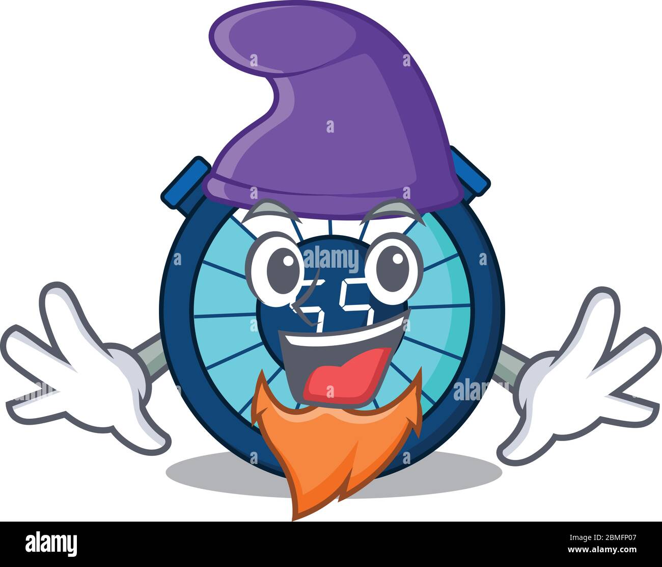 Cute picture of hourglass in Elf cartoon design Stock Vector Image ...