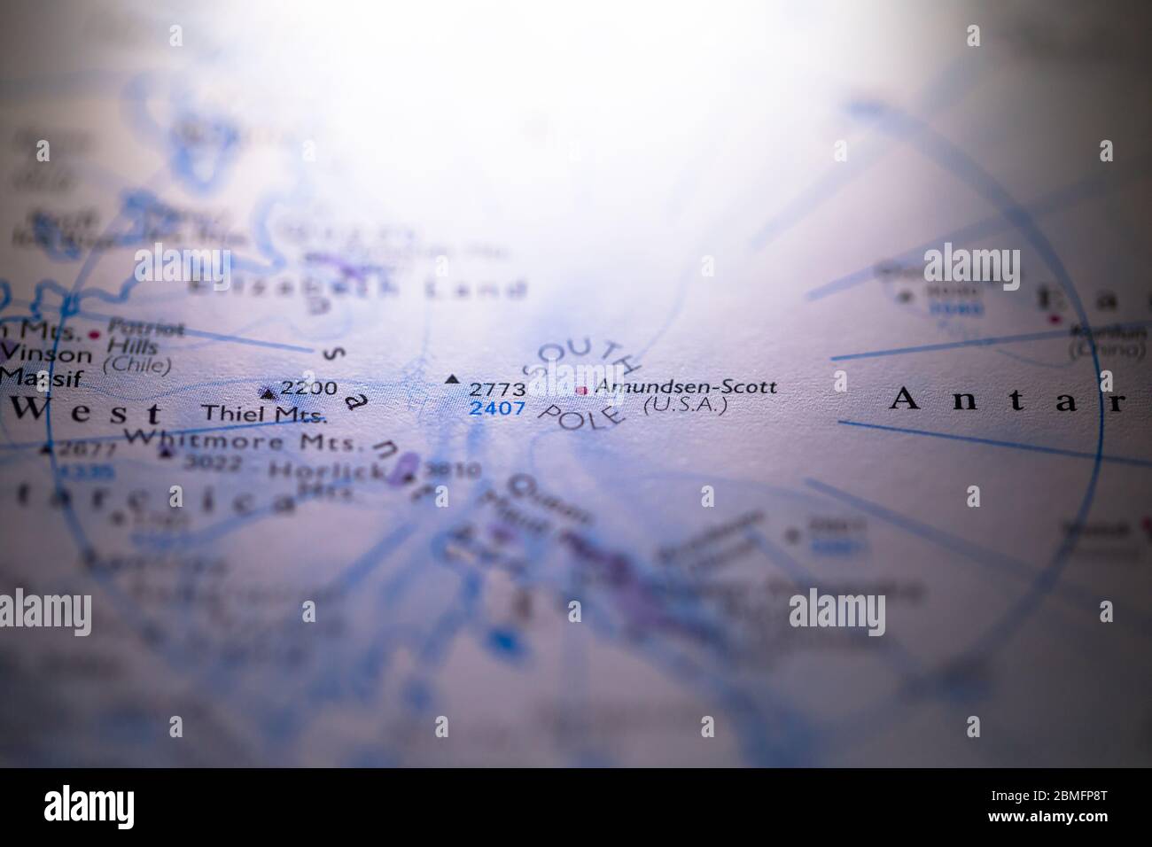 South Pole Antarctica Map High Resolution Stock Photography and Images ...