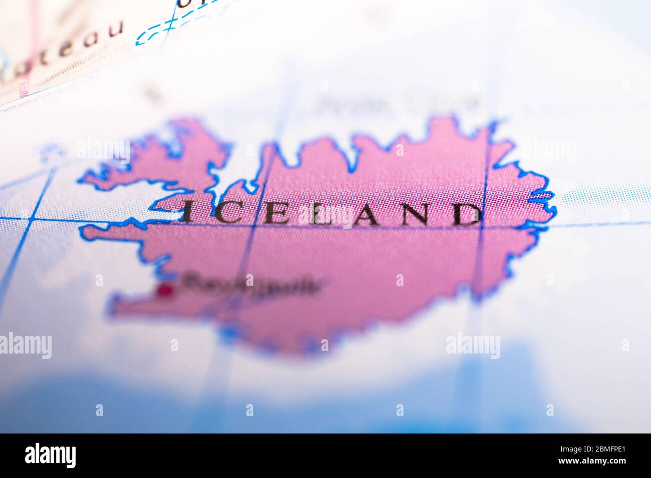 Iceland political map hi-res stock photography and images - Alamy