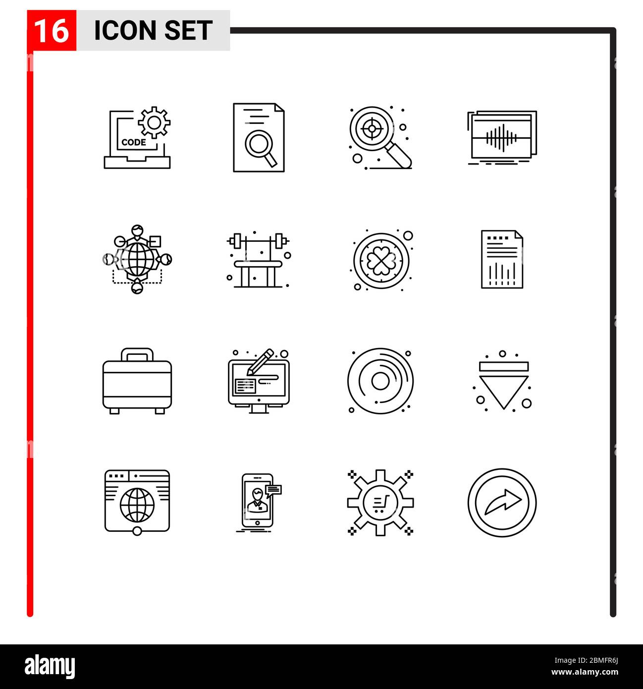 Wave sequence Stock Vector Images - Alamy