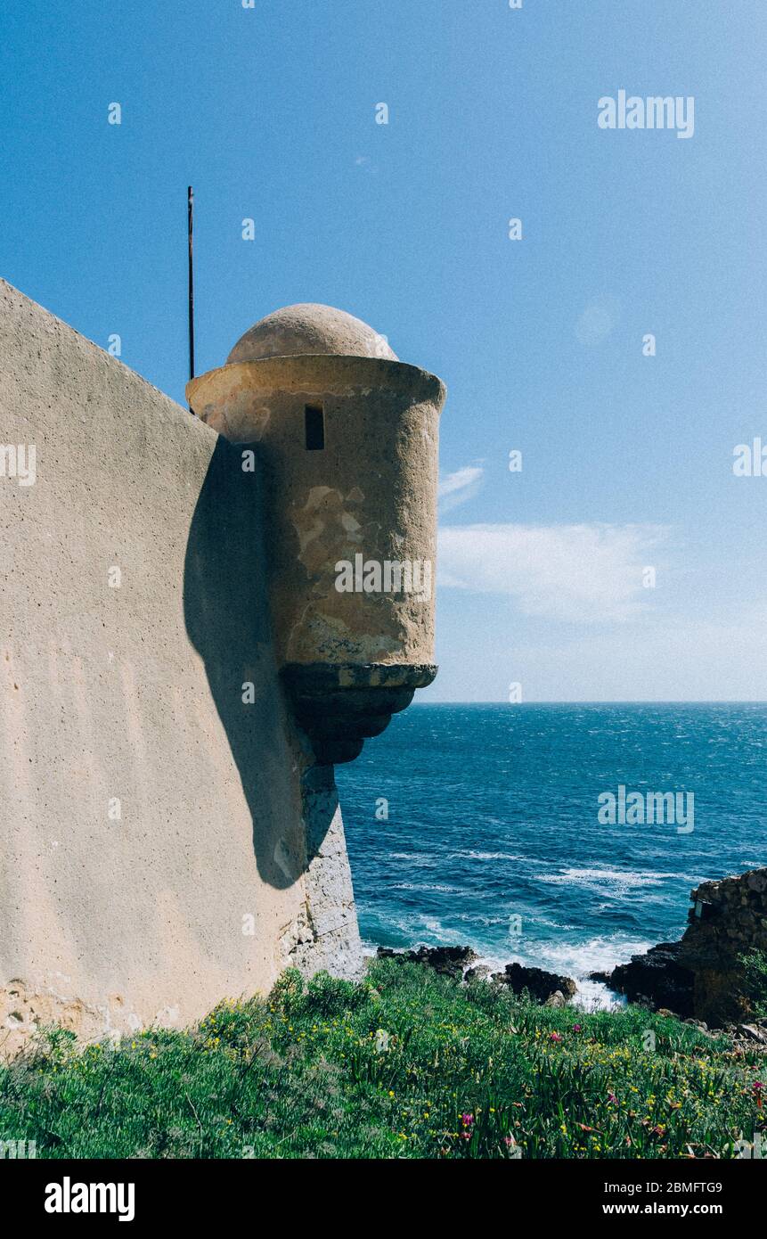 Fort of Sao Jorge de Oitavos in Cascais, Guincho, Portugal Stock Photo ...