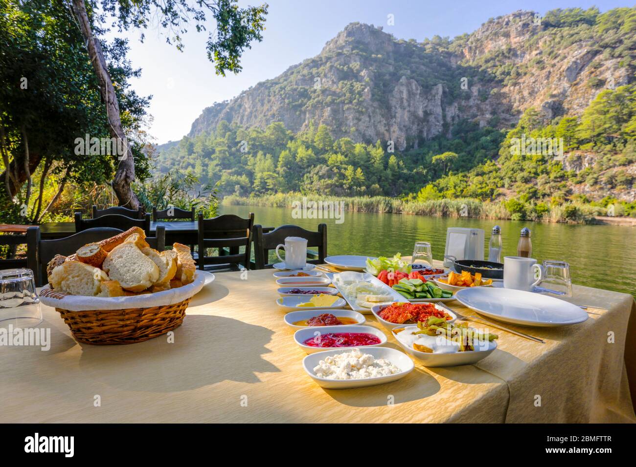 Turkish breakfast spread hi-res stock photography and images - Alamy