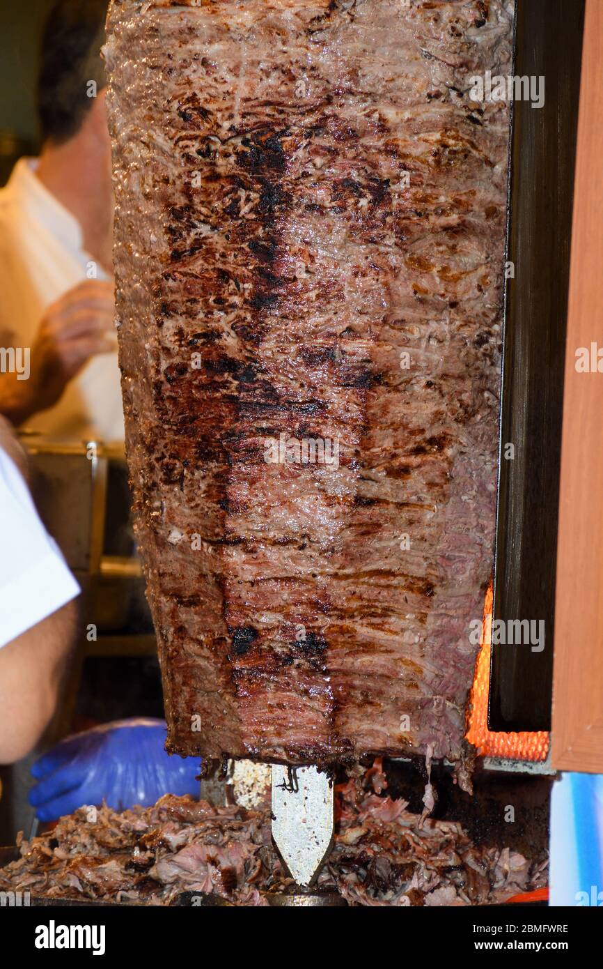 Gyro cone shawarma hi-res stock photography and images - Alamy