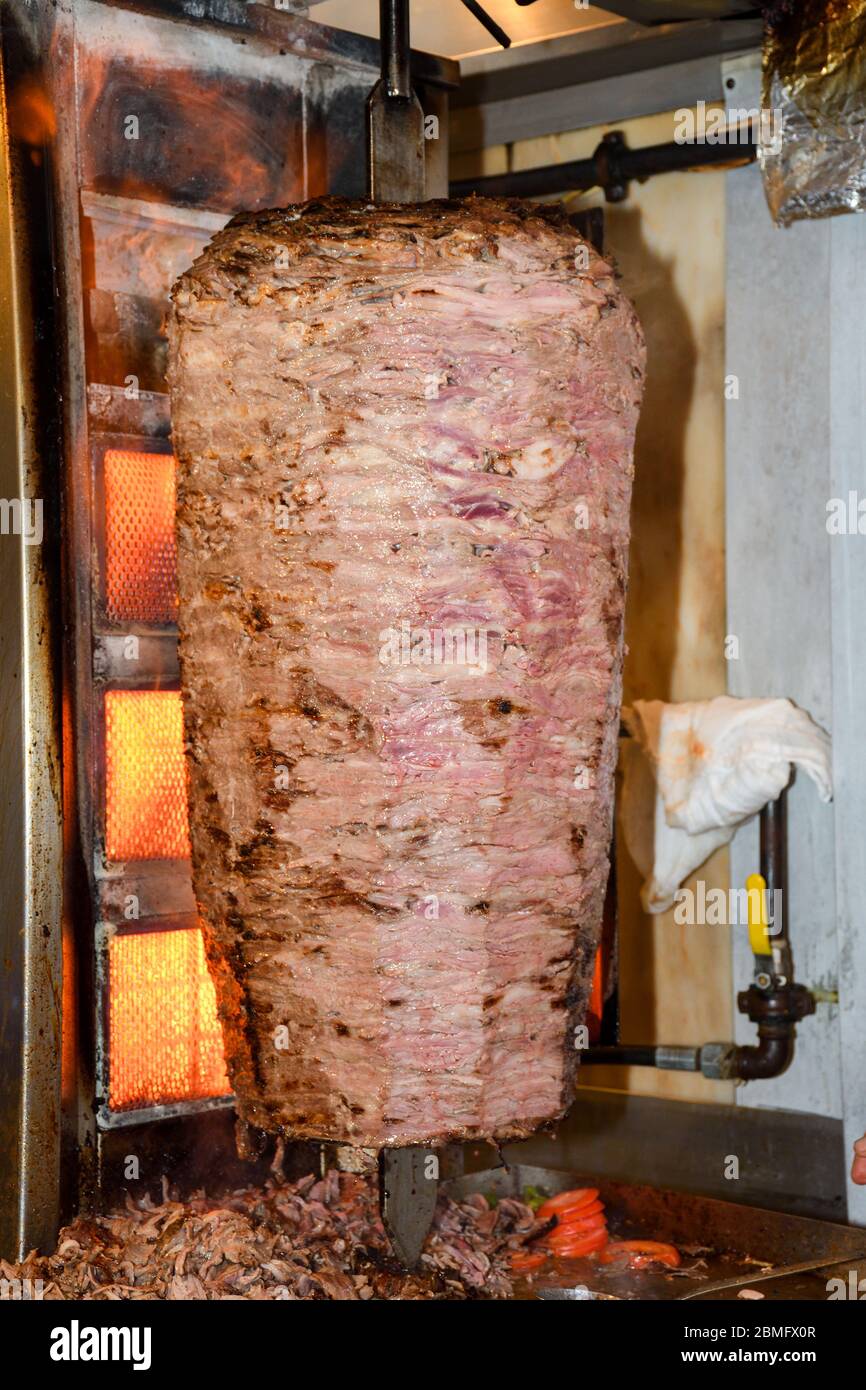 Gyro cone shawarma hi-res stock photography and images - Alamy