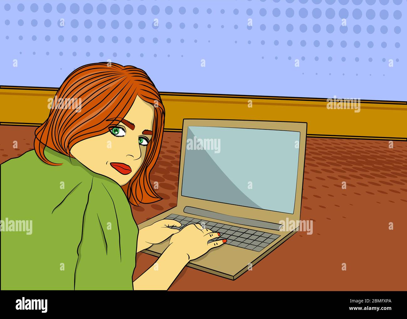 Cartoon women employed Stock Vector Images - Alamy