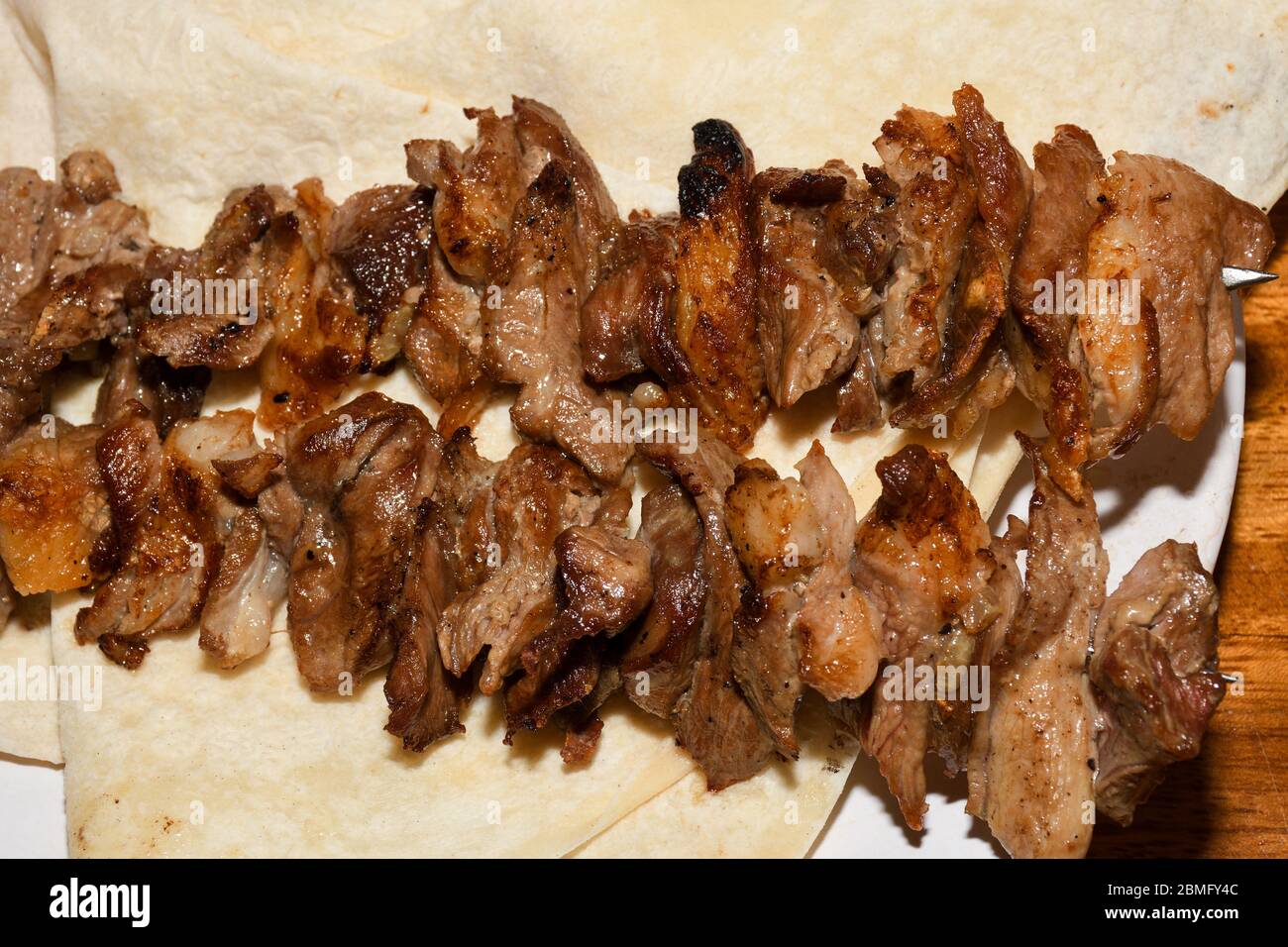 Turkish Cag Kebab Doner in wood fired oven named Erzurum Cağ Kebabı ...