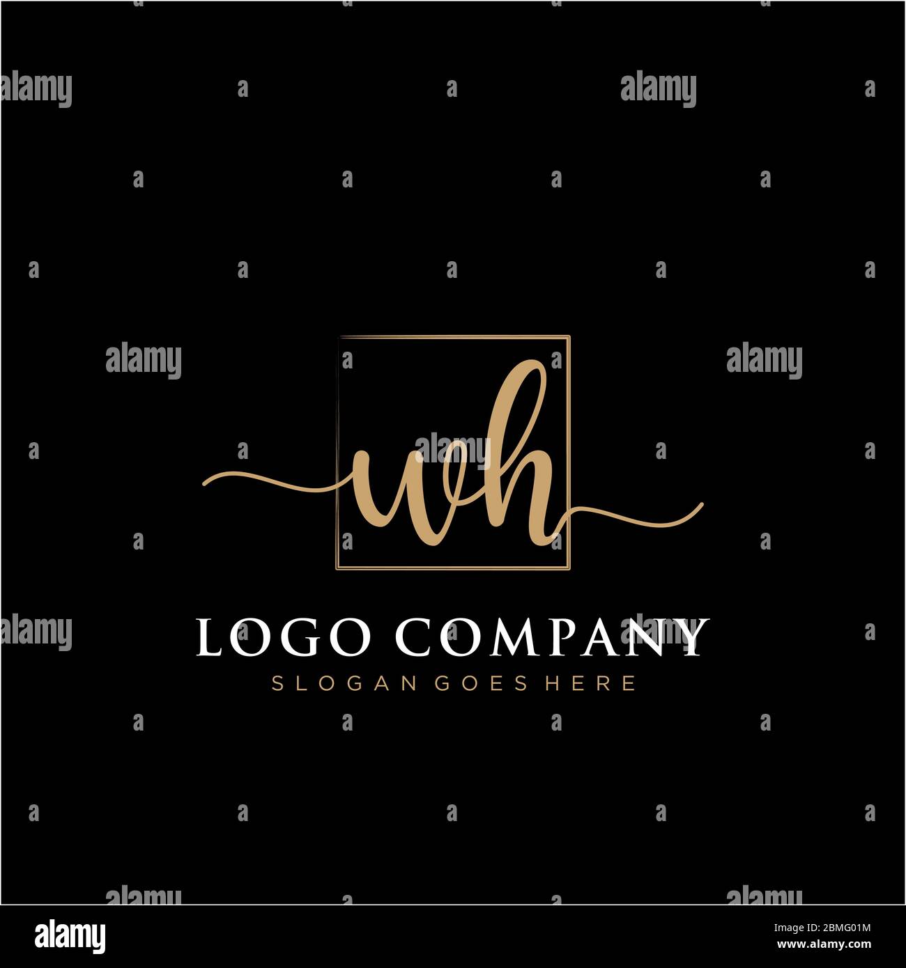 Wh initial Stock Vector Images - Alamy