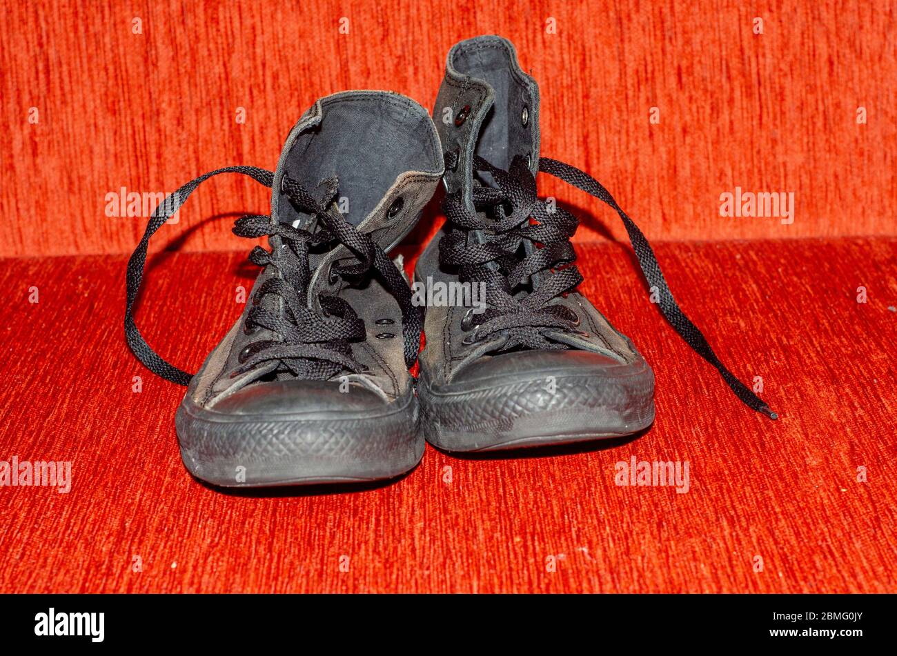 Ragged Black Stylish Shoes, Vintage Black Stylish Shoes Stock Photo - Alamy