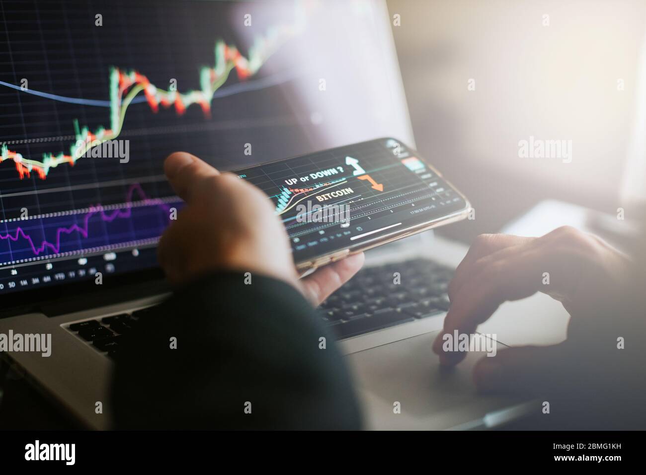 Trader uptrend hi-res stock photography and images - Alamy