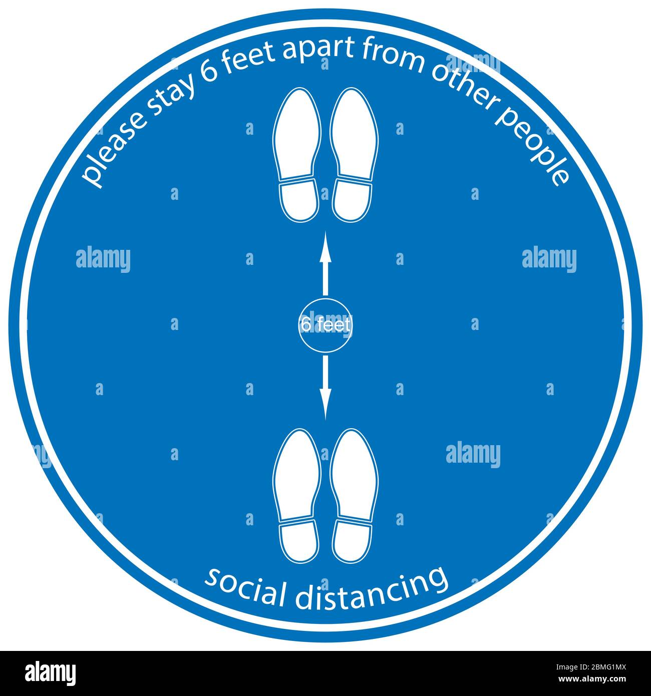 Foot Symbol Marking the standing position, the floor as markers for ...