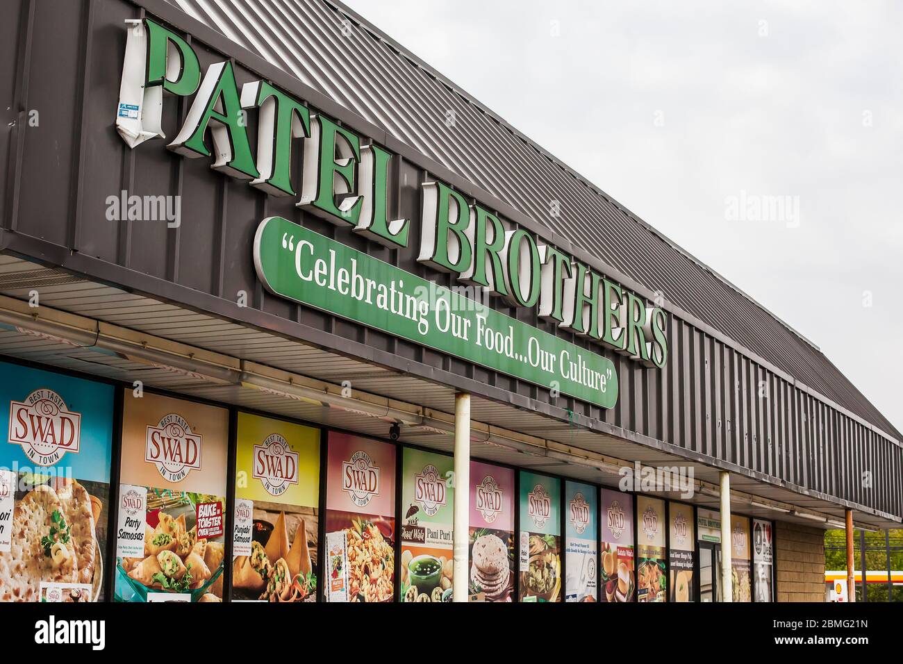 Patel Brothers Logo Patel Brothers Grocery Store Packed On Opening Day